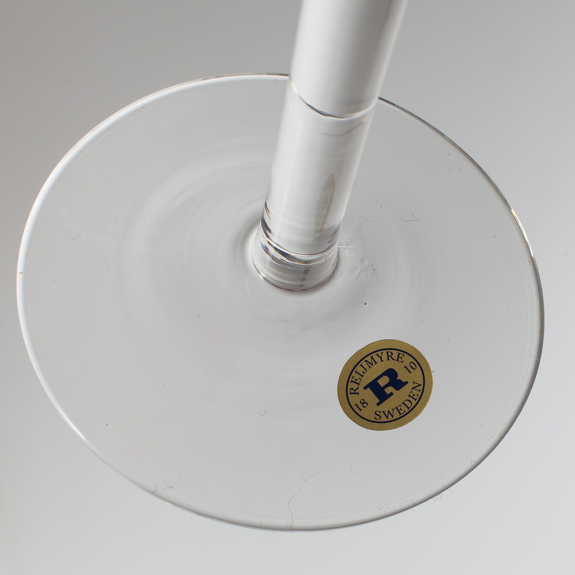 A set of twelve 'Operakällaren' champagne glasses by Reijmyre Glasbruk ...