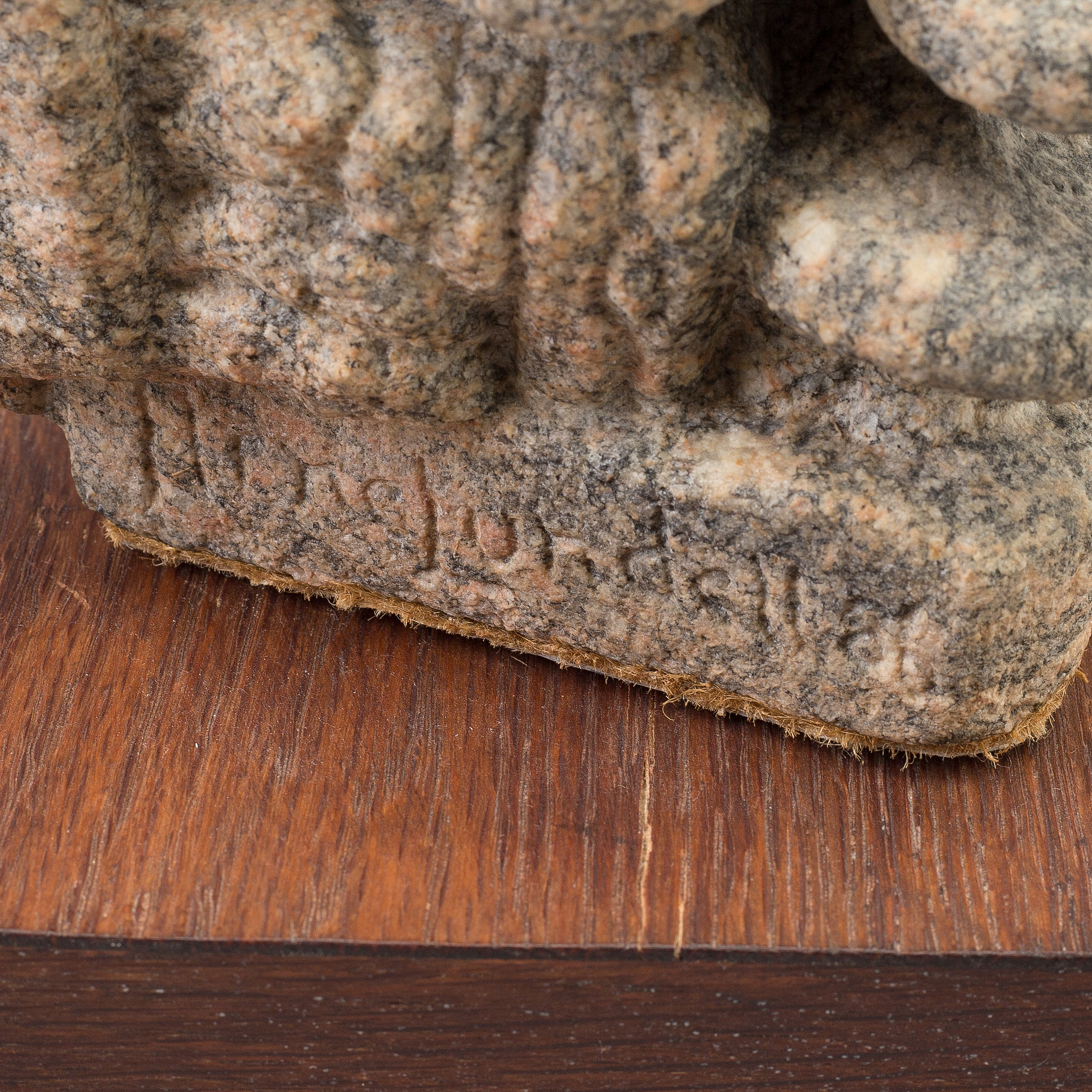CARL ARNE LUNDELL, a sculpture, granite, signed Arne Lundell and dated ...