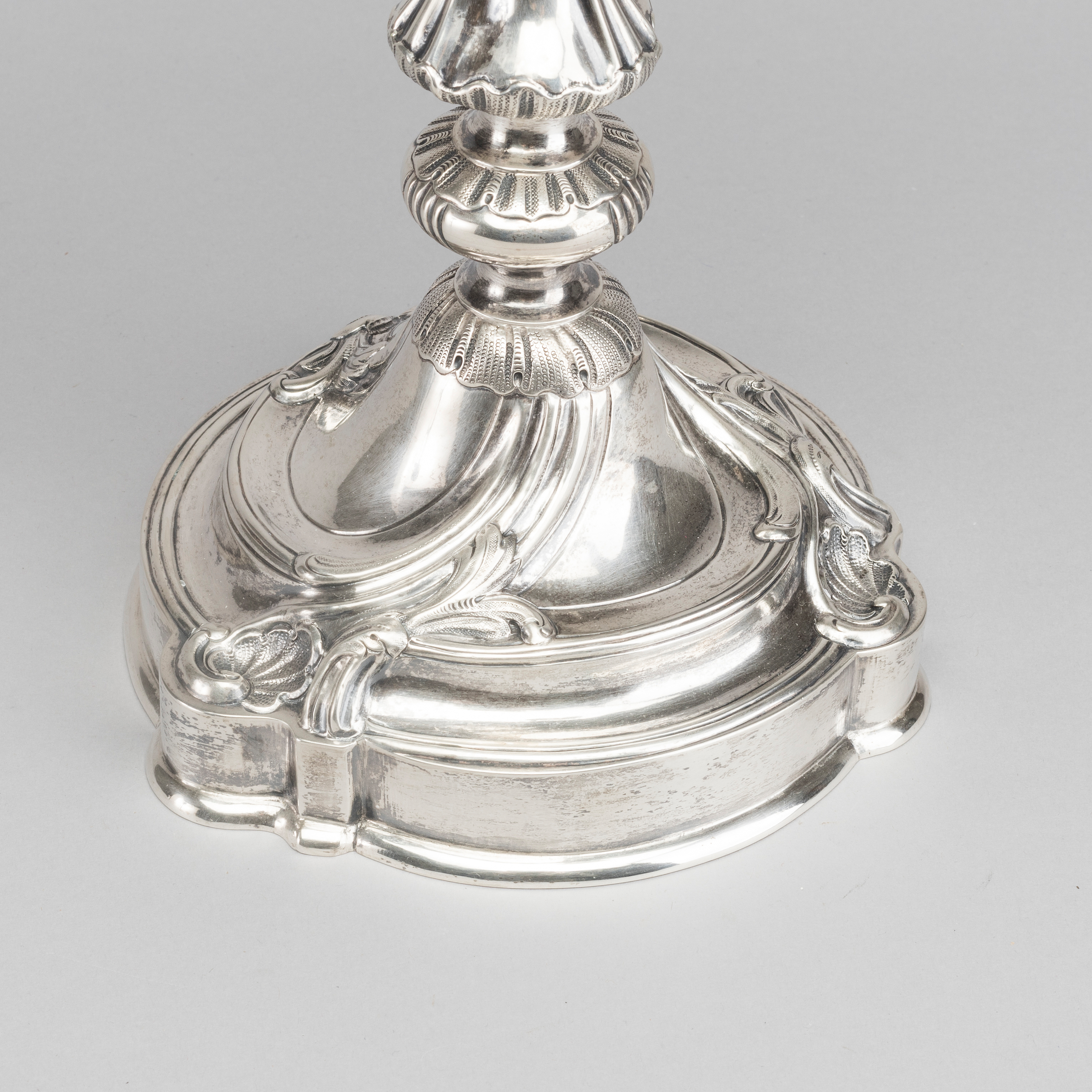 A dansish Clement Silver Candelabra. - Bukowskis