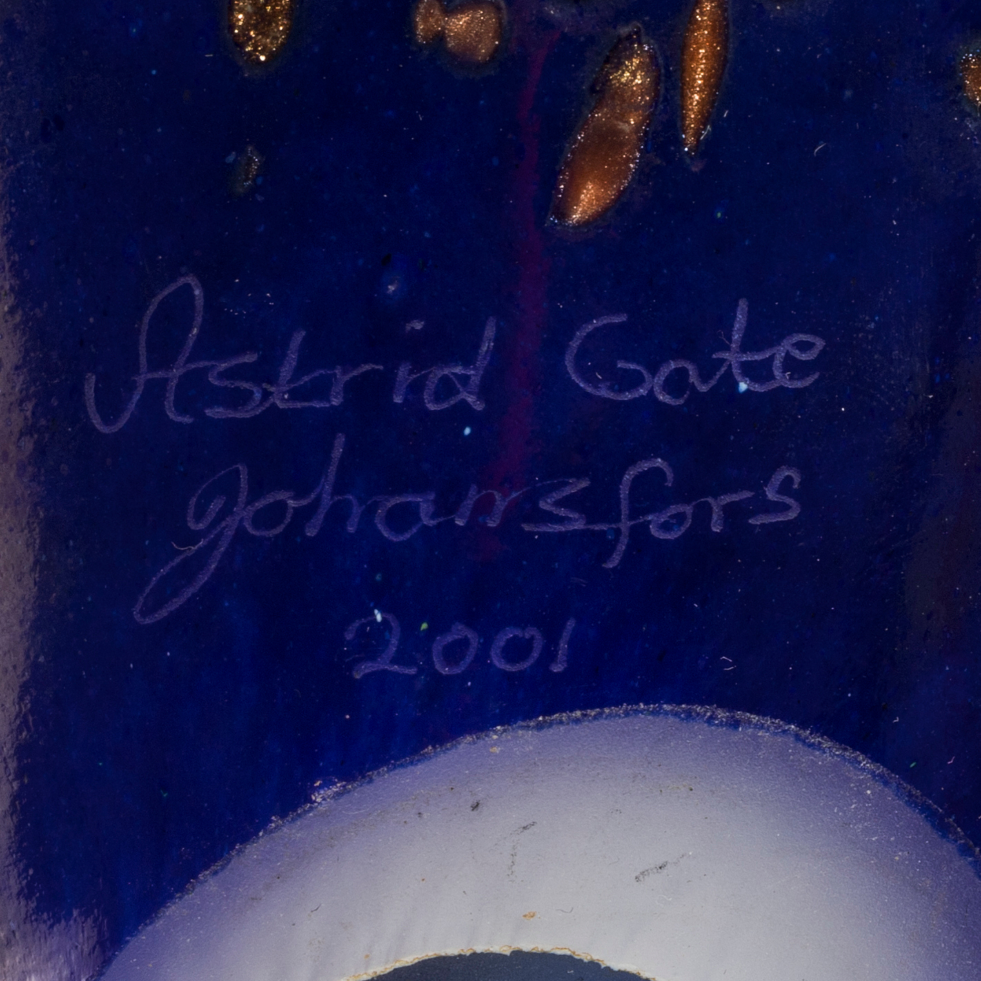 ASTRID GATE, SKULPTUR, glas, Johansfors, signerad och daterad 2001 ...