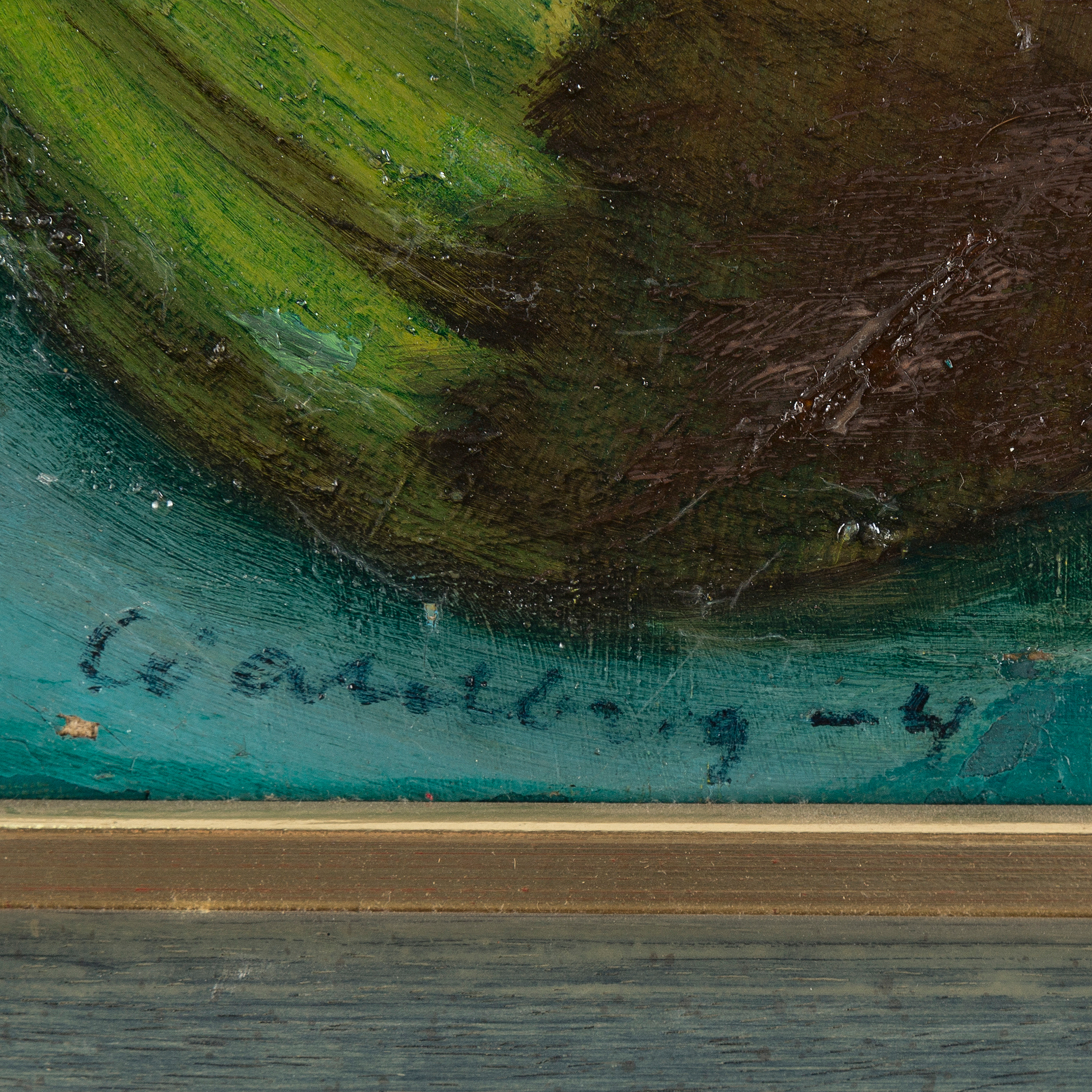 BERTIL WAHLBERG, oil on canvas, signed and dated 4?. - Bukowskis