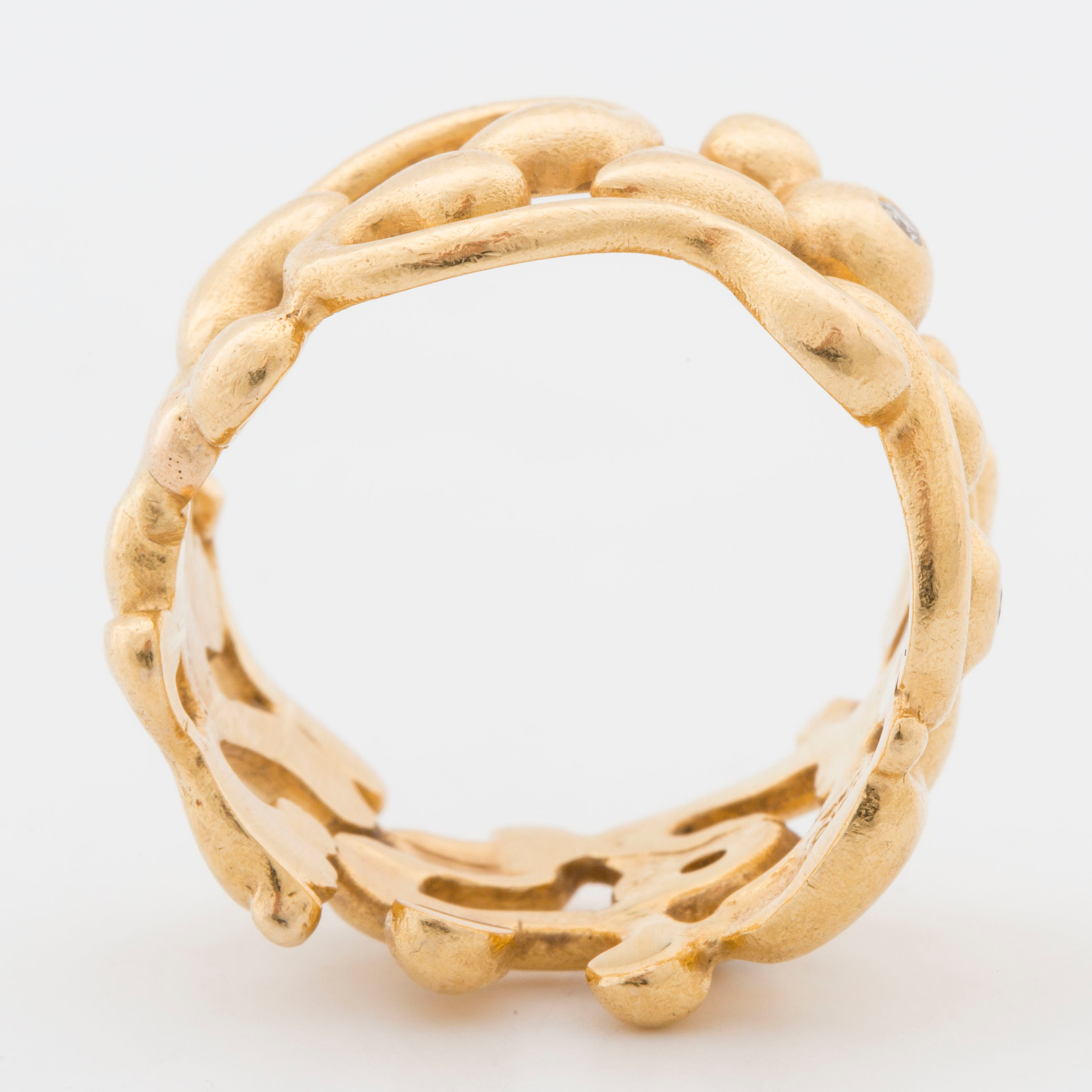 OLE LYNGGAARD, ring med briljantslipade diamanter ca 0.05 ct. - Bukowskis