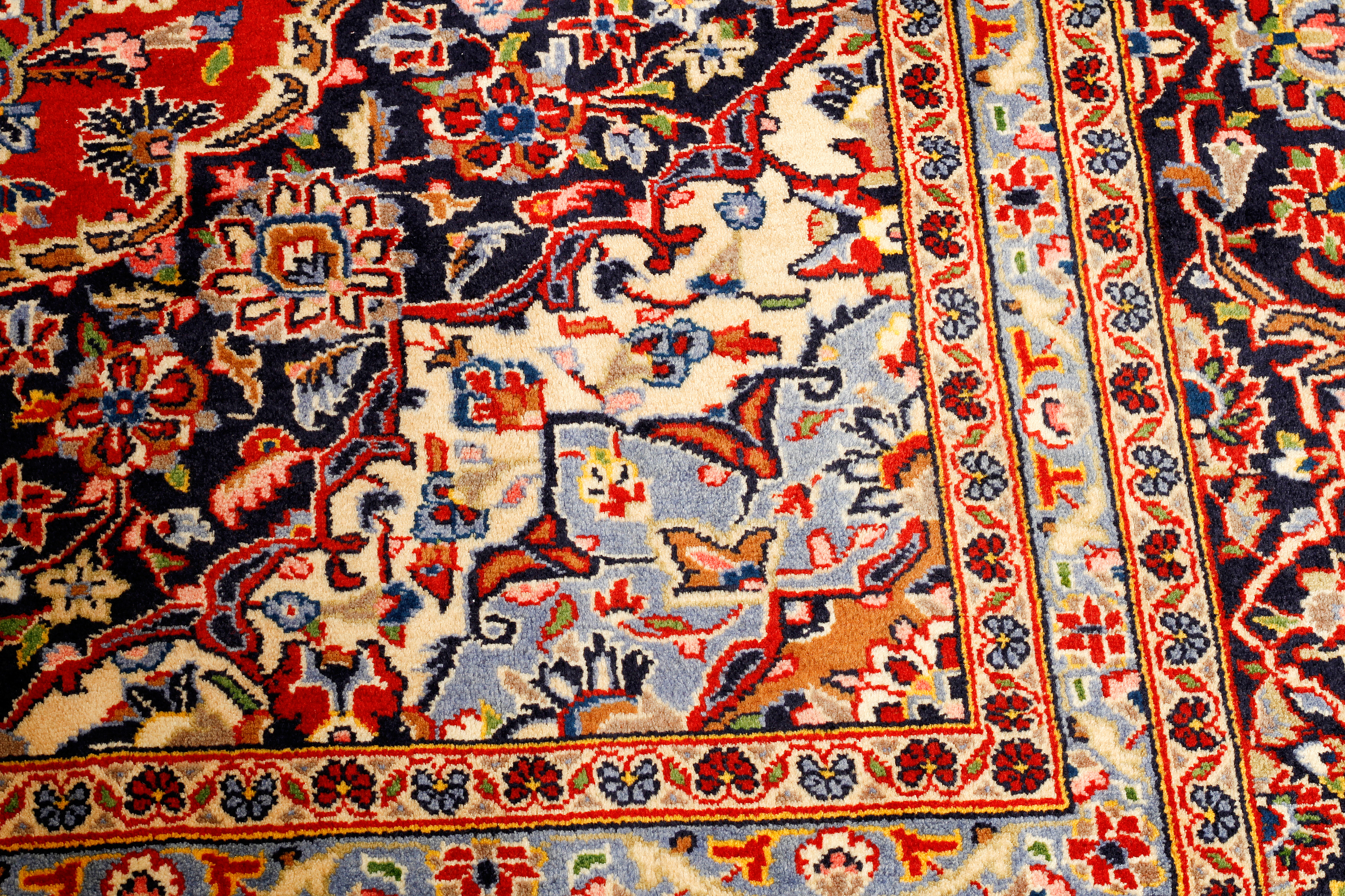 A Keshan rug, 396 x 284 cm. - Bukowskis