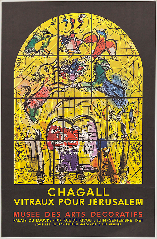 AFFISCHER, 2 st, Chagall och Picasso, 1960-tal. - Bukowskis