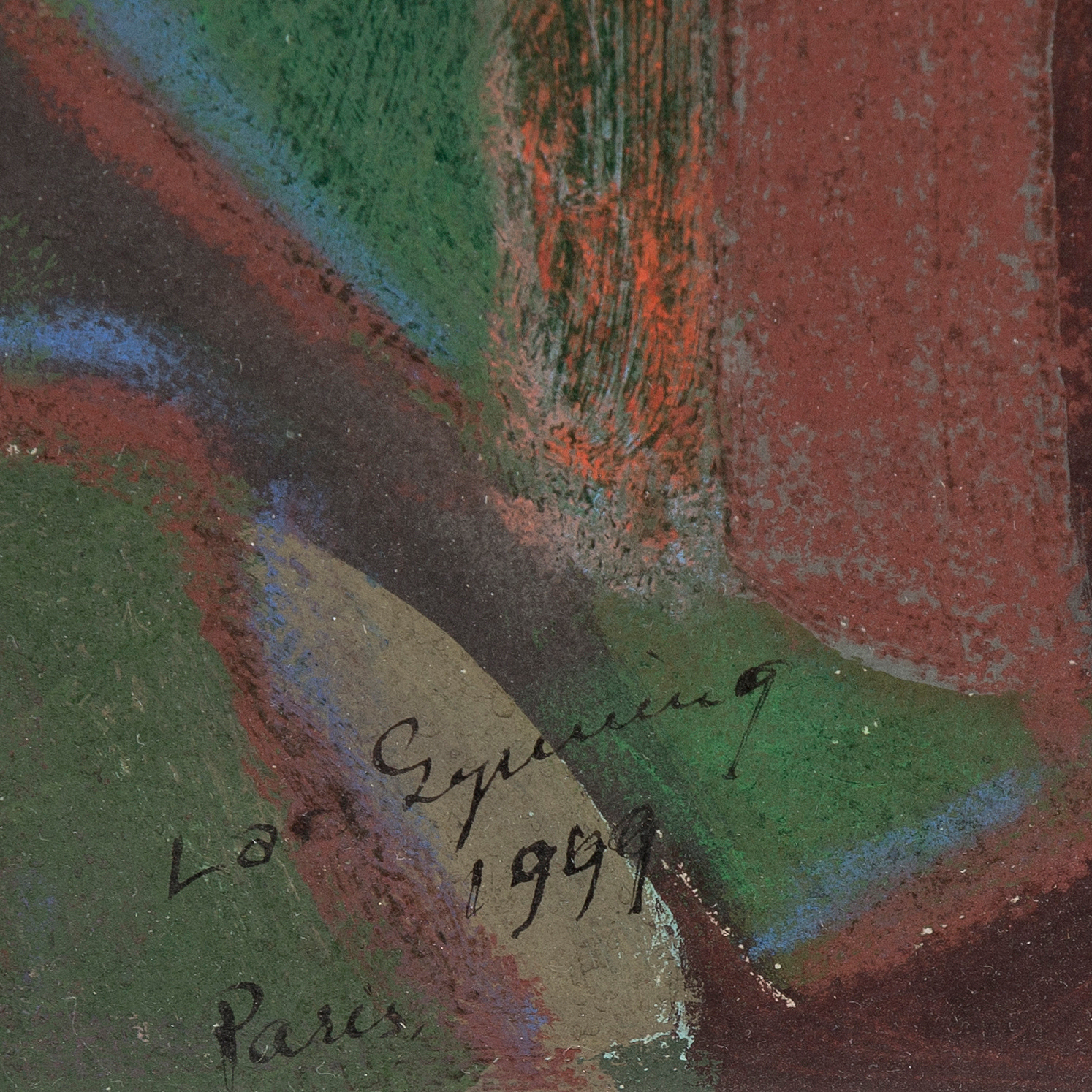 LARS GYNNING, gouache on paper, signed and dated 1949, Paris. - Bukowskis