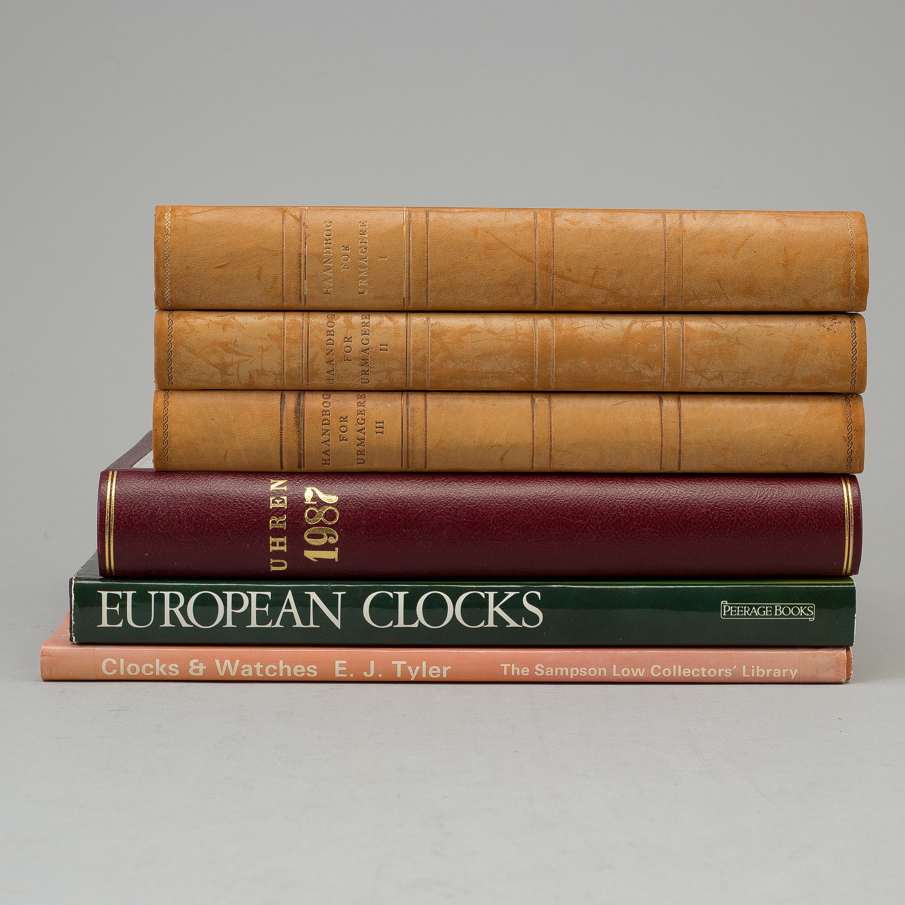 A set of 6 watch books. - Bukowskis