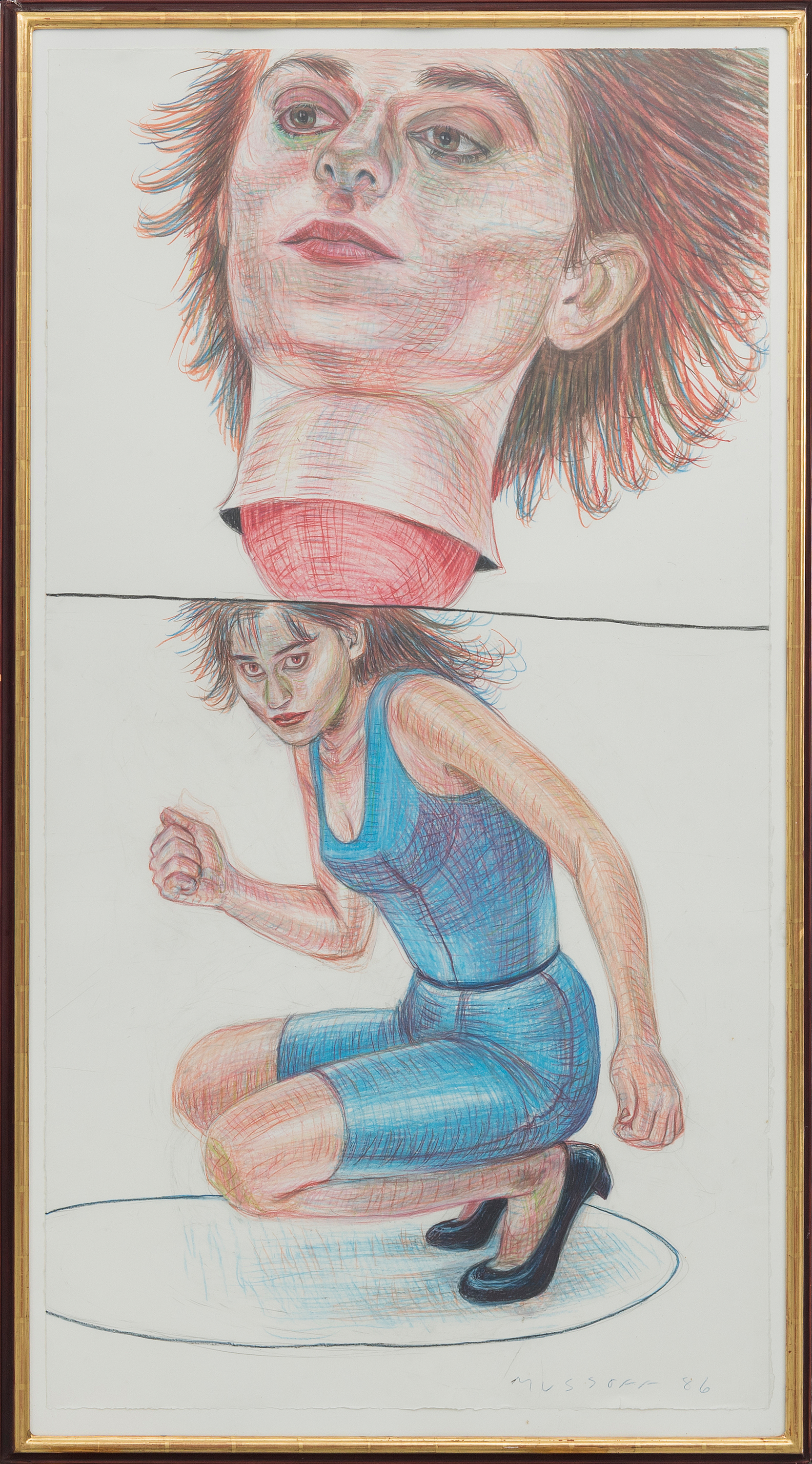 JODY MUSSOFF, blandteknik, signerad och daterad -86. - Bukowskis