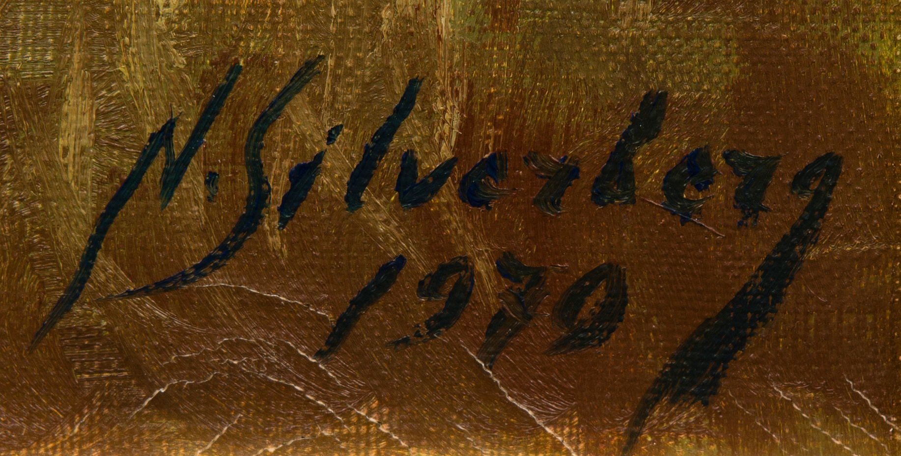 NIKOLAI SILVERBERG, oil on canvas, signed and dated 1970. - Bukowskis