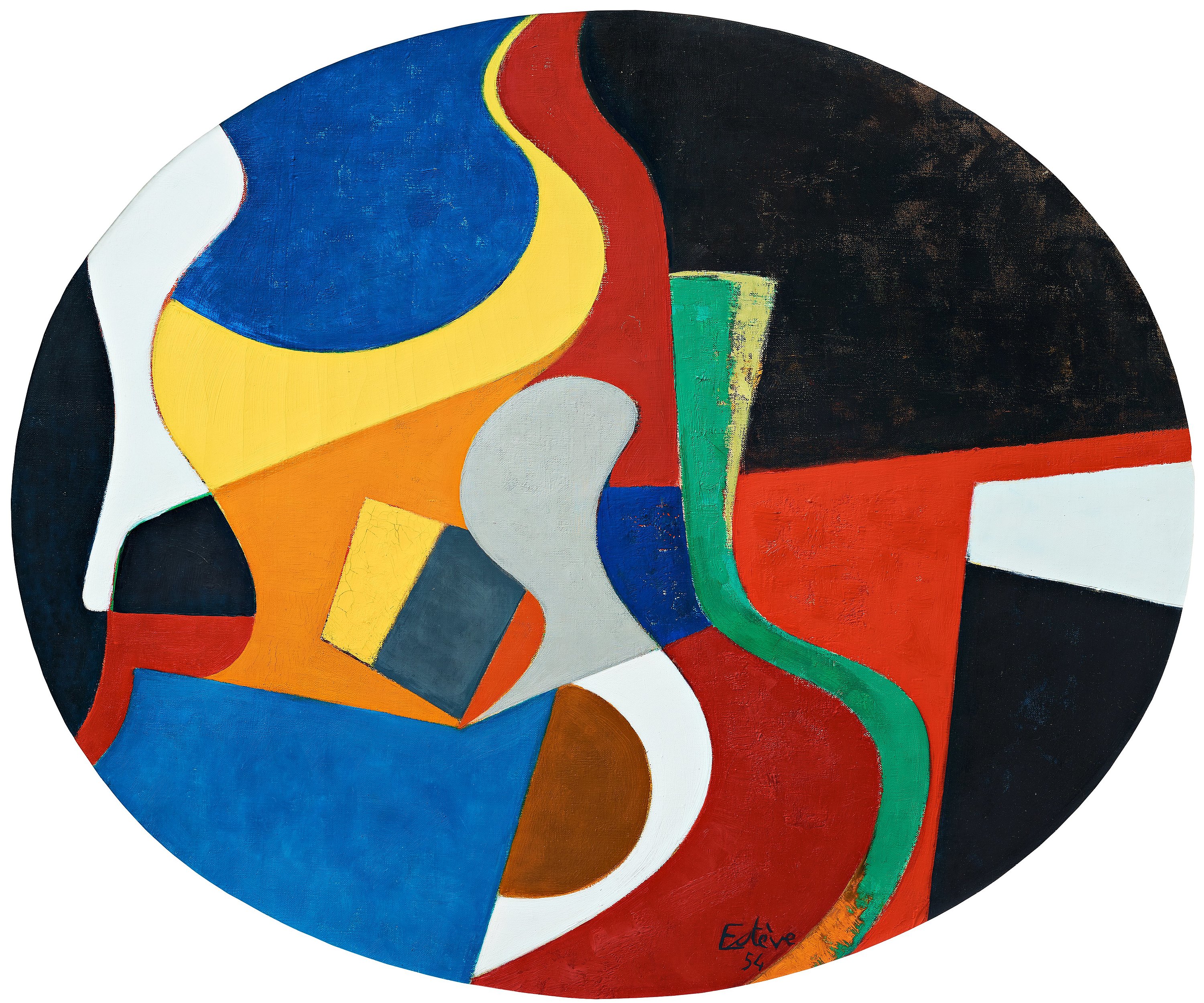 Maurice Estève, "Noirjaune". - Bukowskis