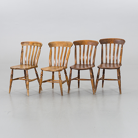 FOUR BRITISH CHAIRS, EARLY 29TH CENTURY. - Bukowskis