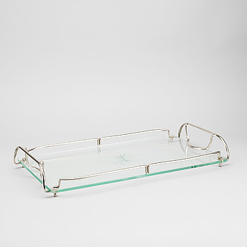 GLASS TRAY. - Bukowskis