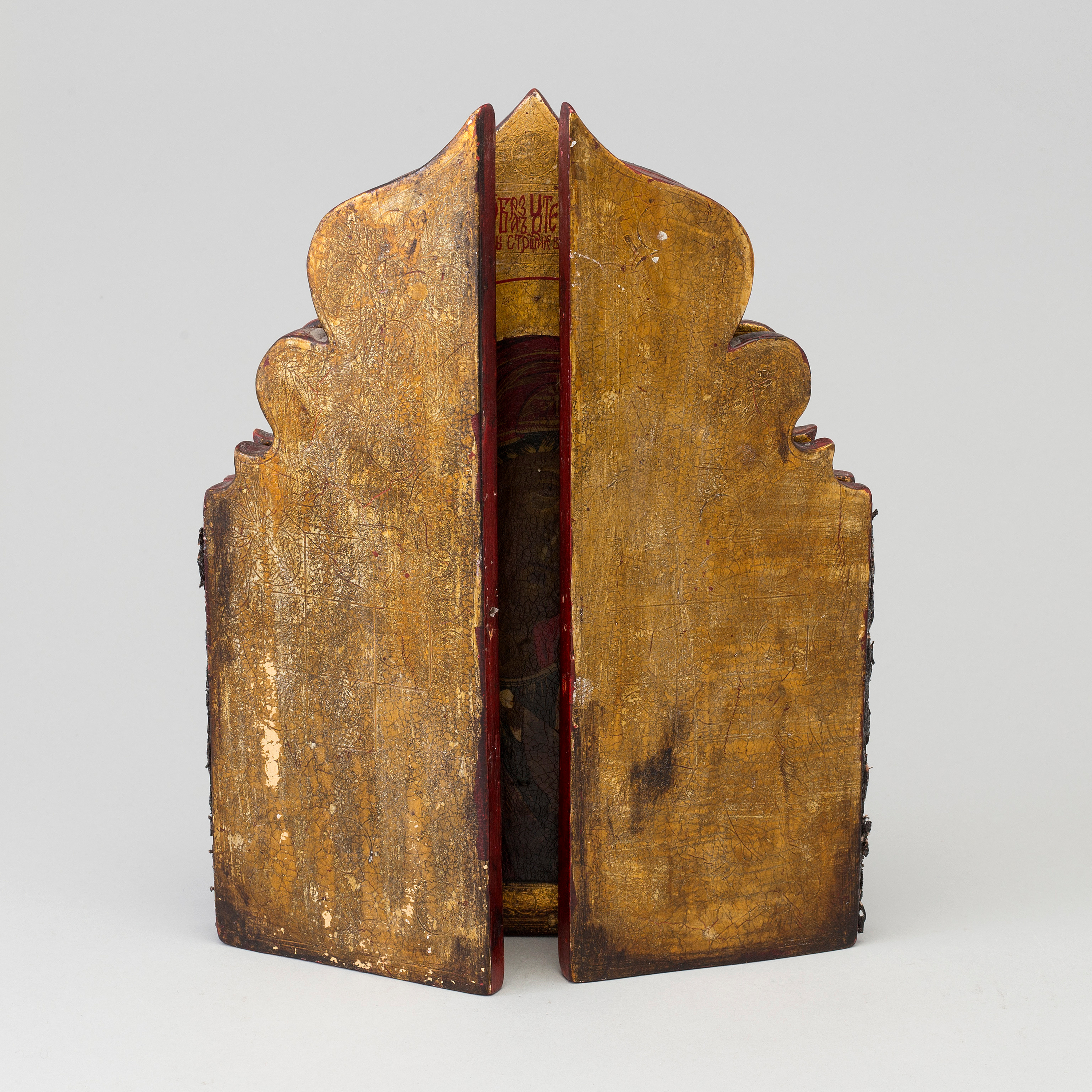 A Russian ikon, mid 19th century. - Bukowskis