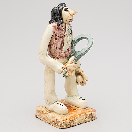 AJA UNONIUS, skulptur, keramik, signerad Aja Arabia, Made in Finland ...