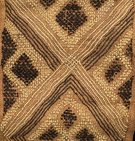 African Kuba Raffia Cloth, Democratic Republic of Congo. - Bukowskis