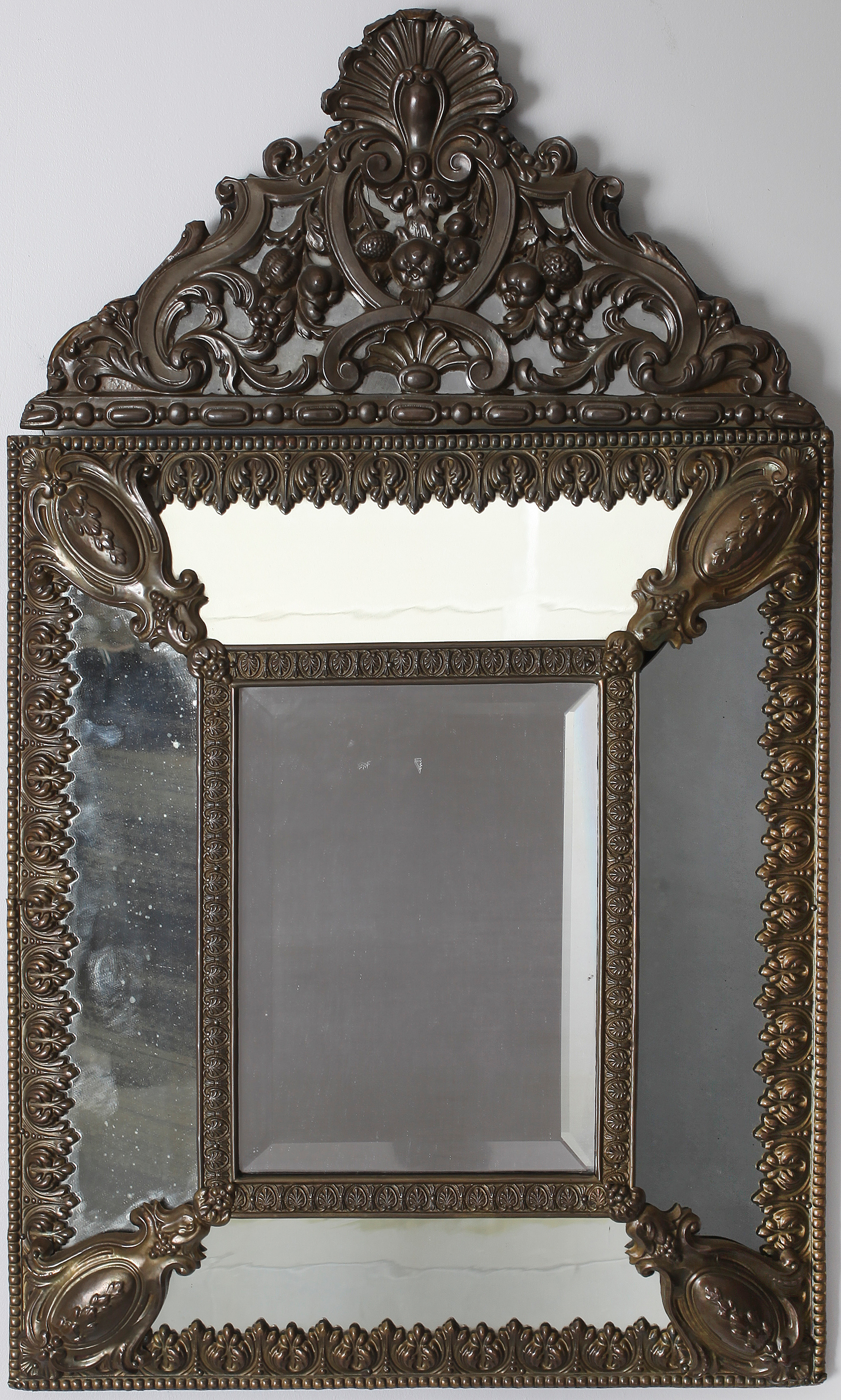 A baroque style mirror, late 19th century. - Bukowskis