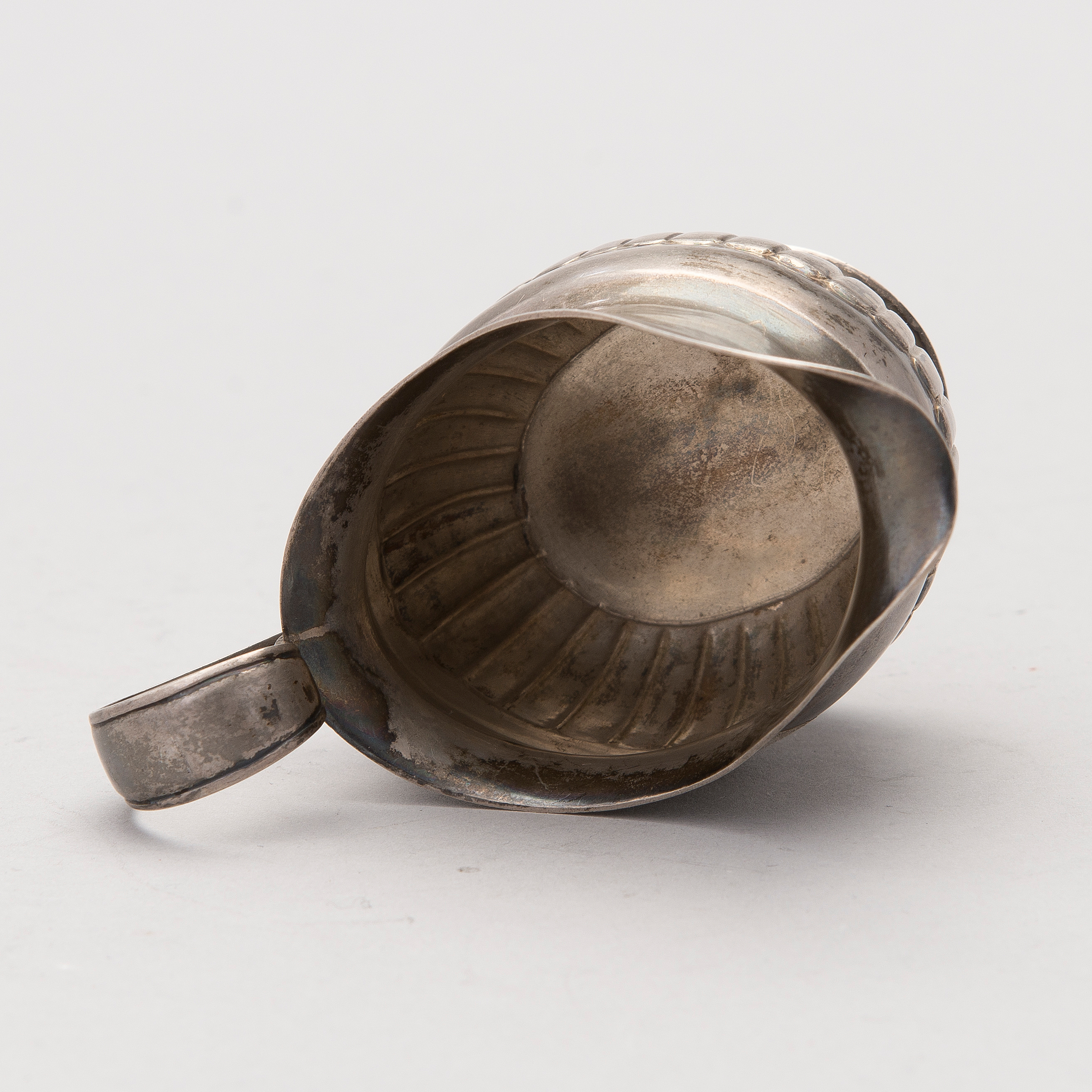 OLOF ROLAND LUNDGREN, GRÄDDSNÄCKA, silver, Åbo 1821-1882. - Bukowskis