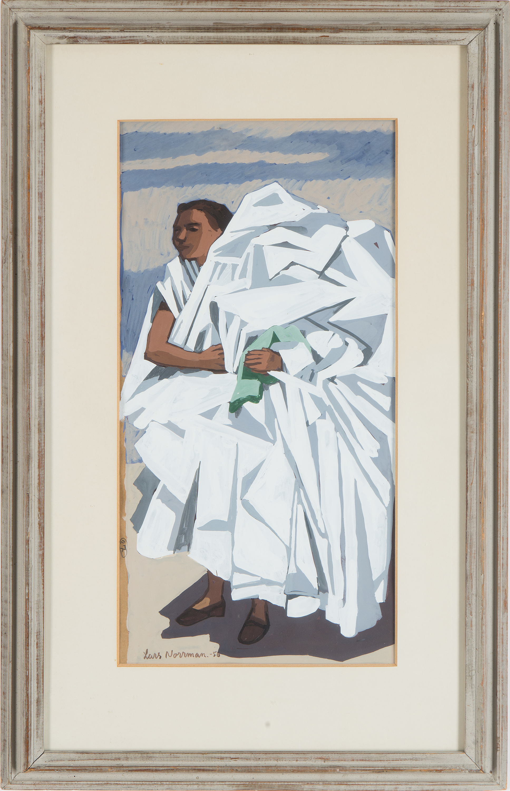 LARS NORRMAN, gouache, signerad och daterad -56. - Bukowskis