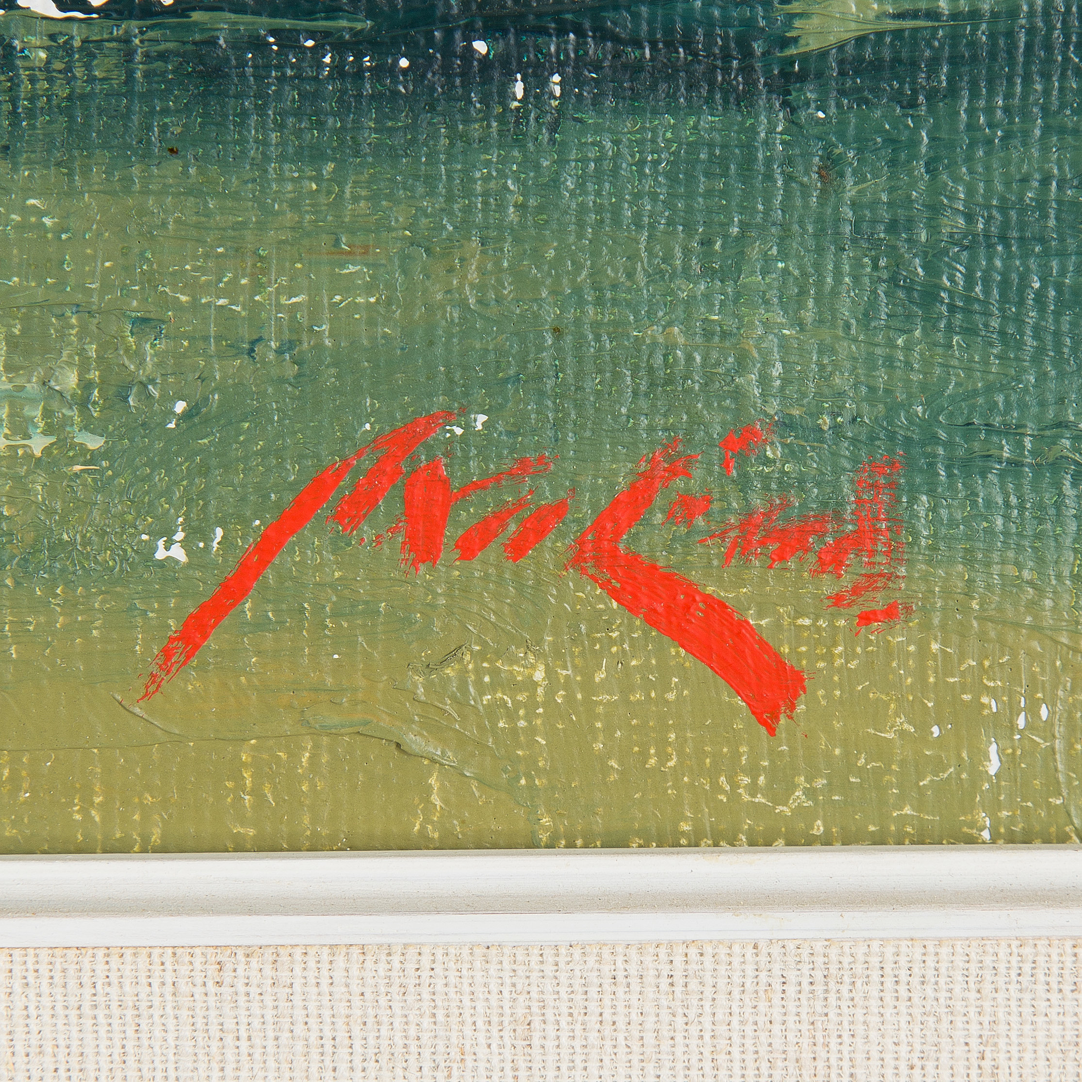 Axel Lind, an oil on canvas. Signed. - Bukowskis