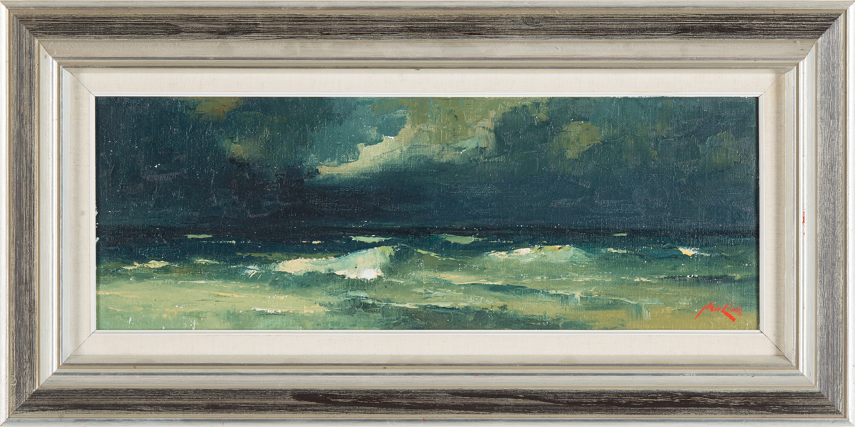 Axel Lind, an oil on canvas. Signed. - Bukowskis