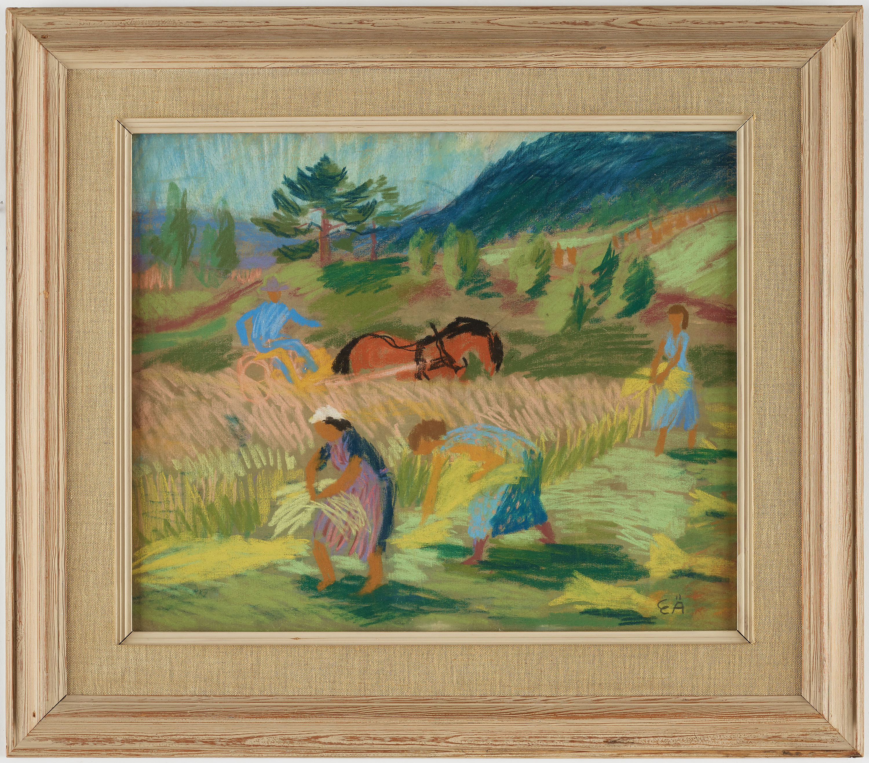 ERLING ÄRLINGSSON, Pastell, signed. - Bukowskis