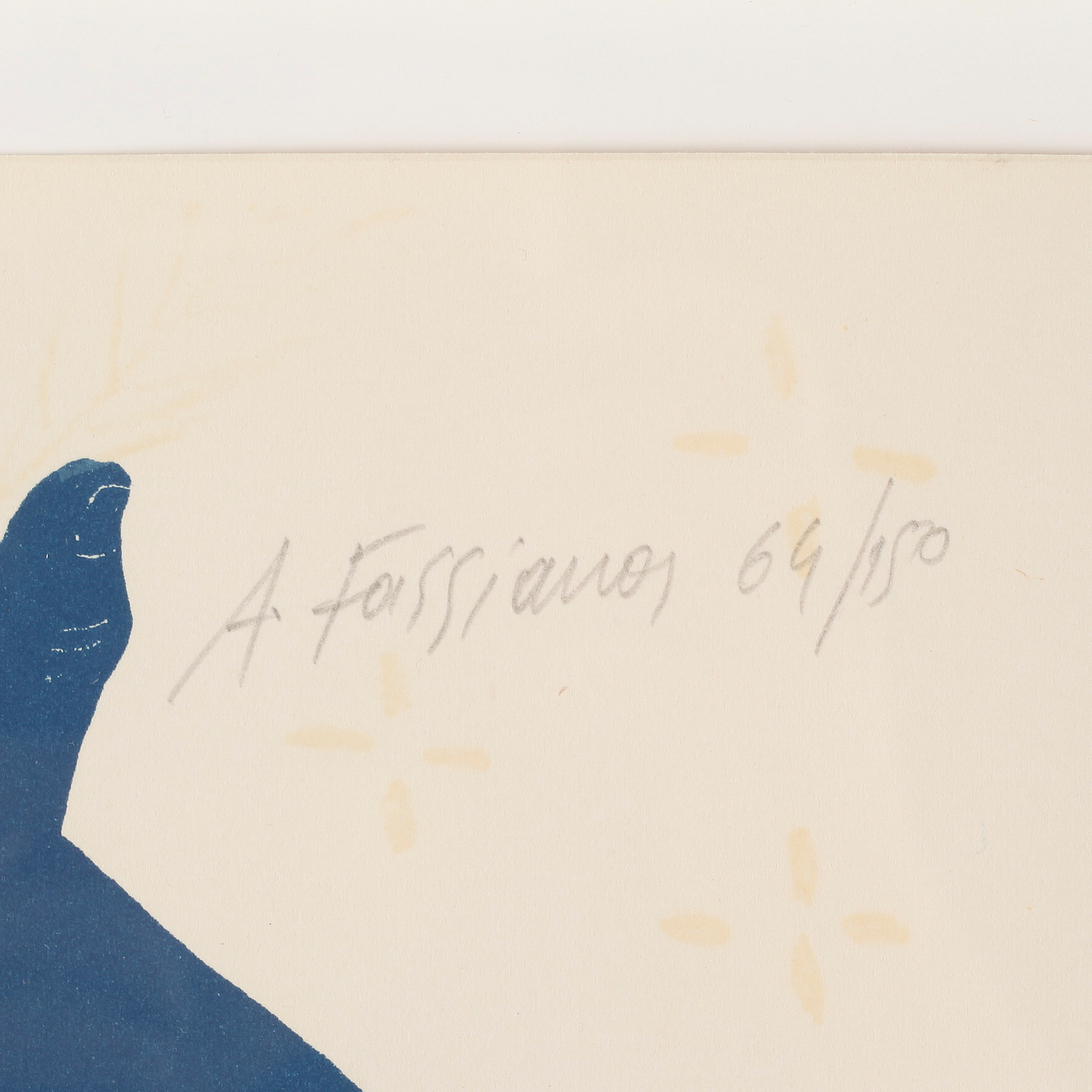 ALEXANDRE FASSIANOS, litograph, signed and numbered 69/150?. - Bukowskis