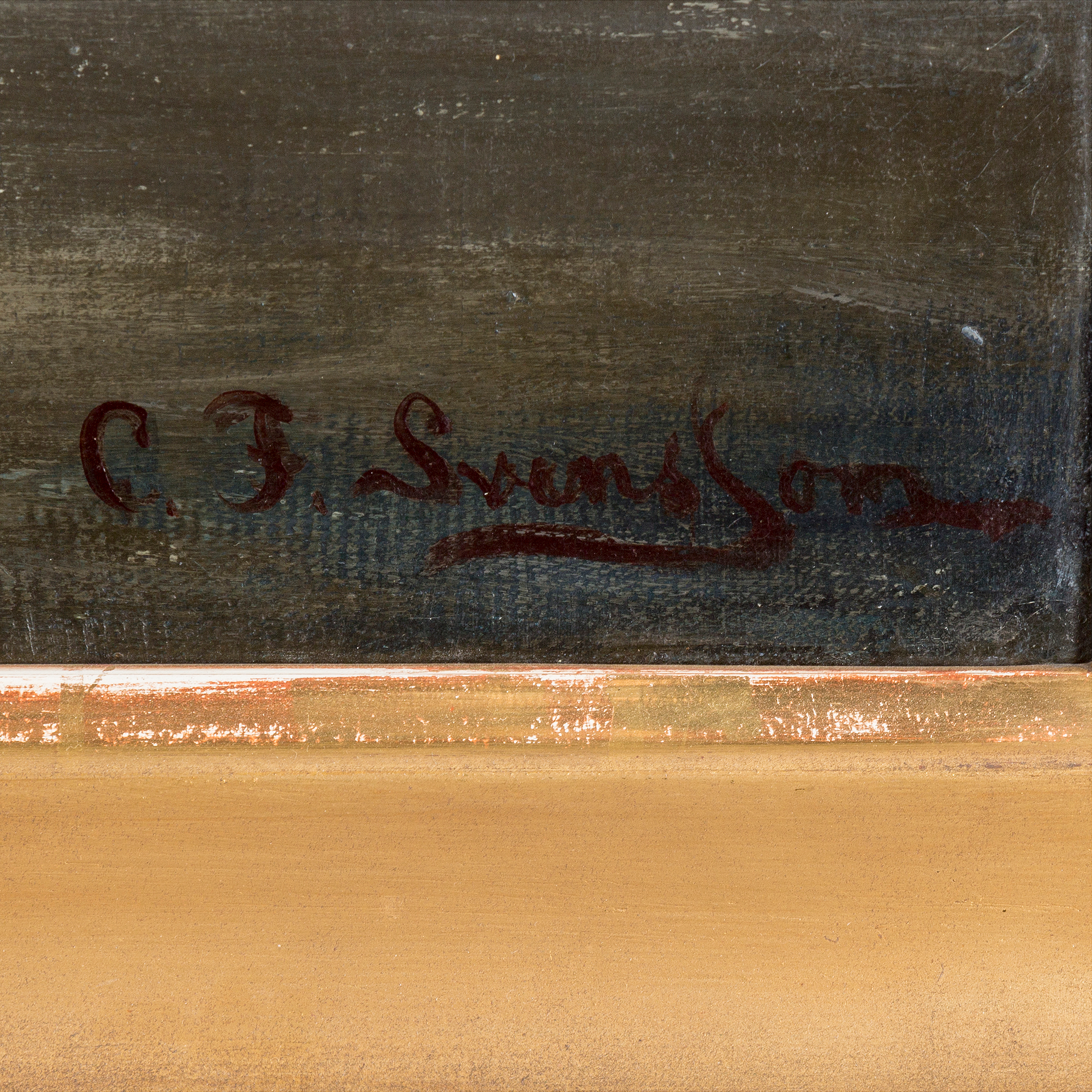 CHRISTIAN FREDRIK SWENSSON, oil on canvas, signed. - Bukowskis