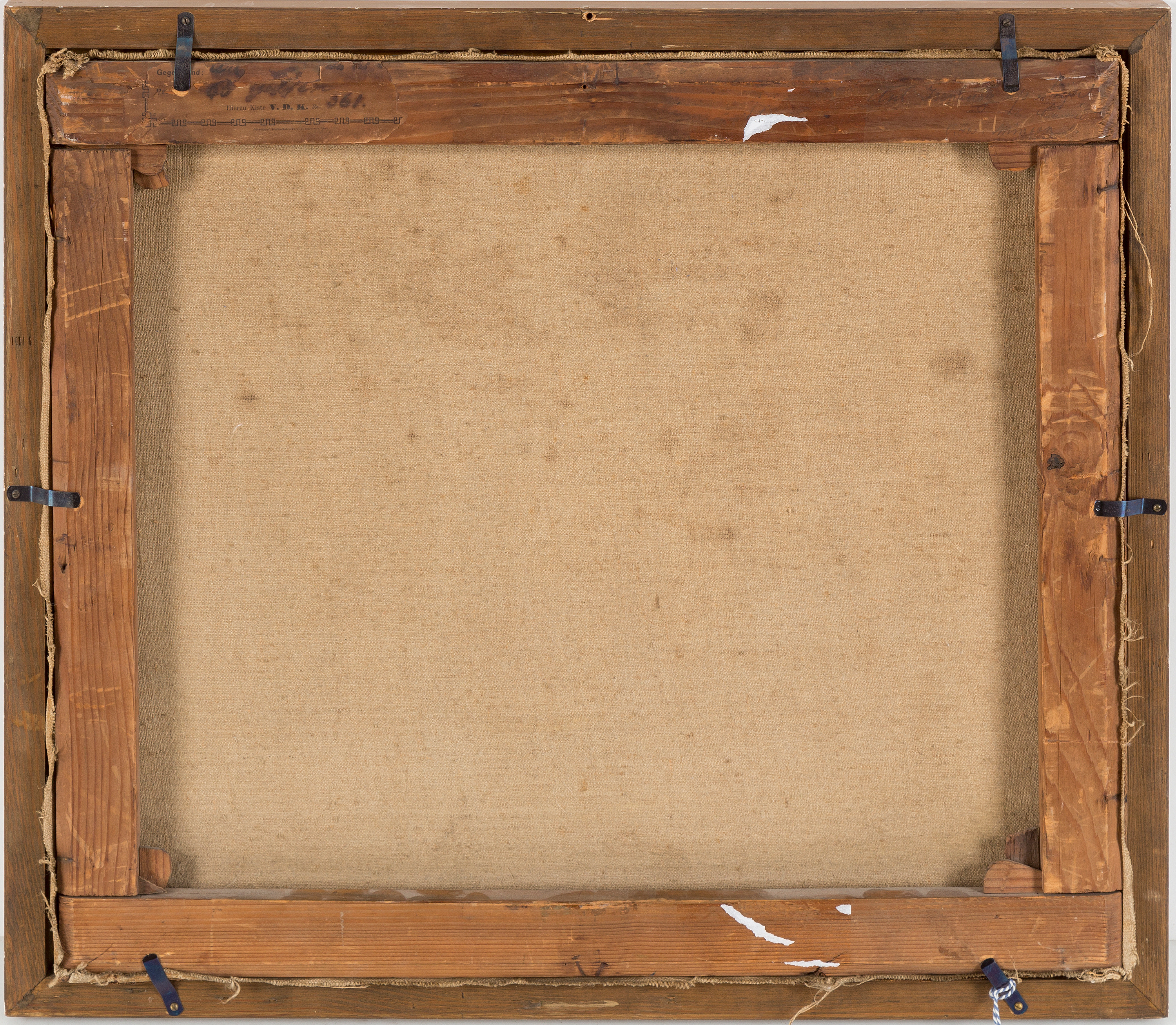 PETER JOSEPH MINJON, attributed to, oil on relined canvas, a pair ...