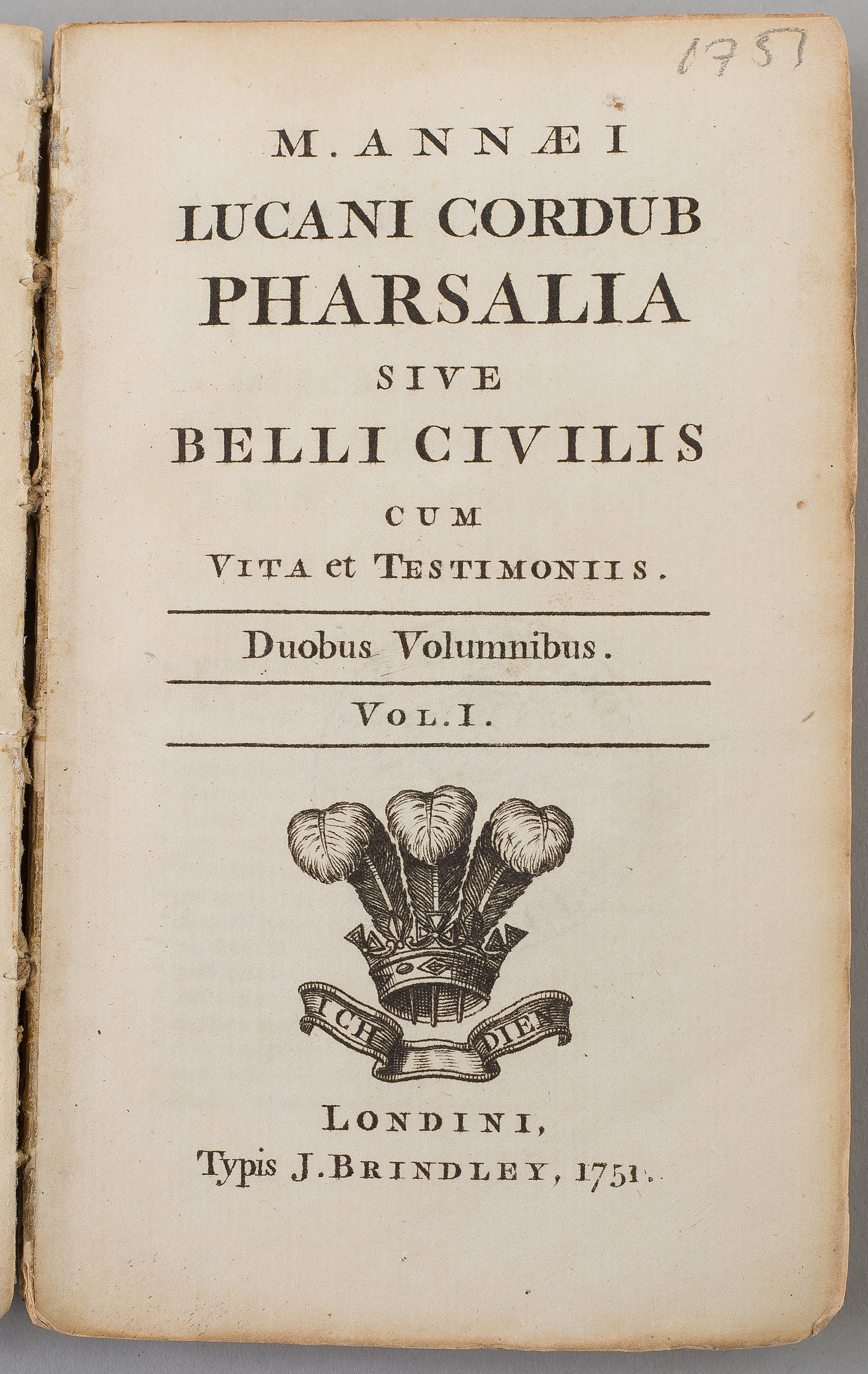 BÖCKER, Lucanus: Pharsalia / De bello civili. - Bukowskis