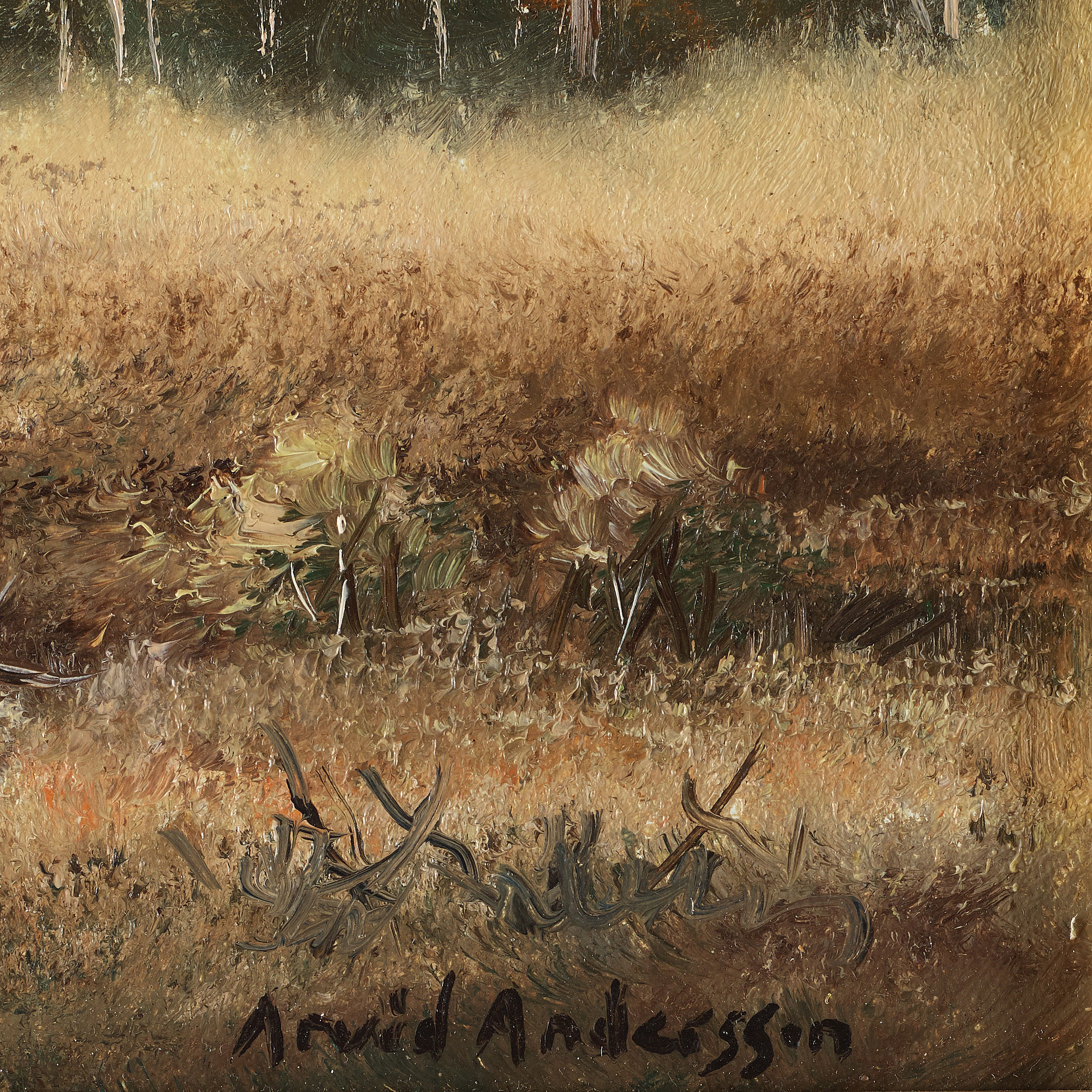 ARVID ANDERSSON, olja på duk. Signerad. - Bukowskis