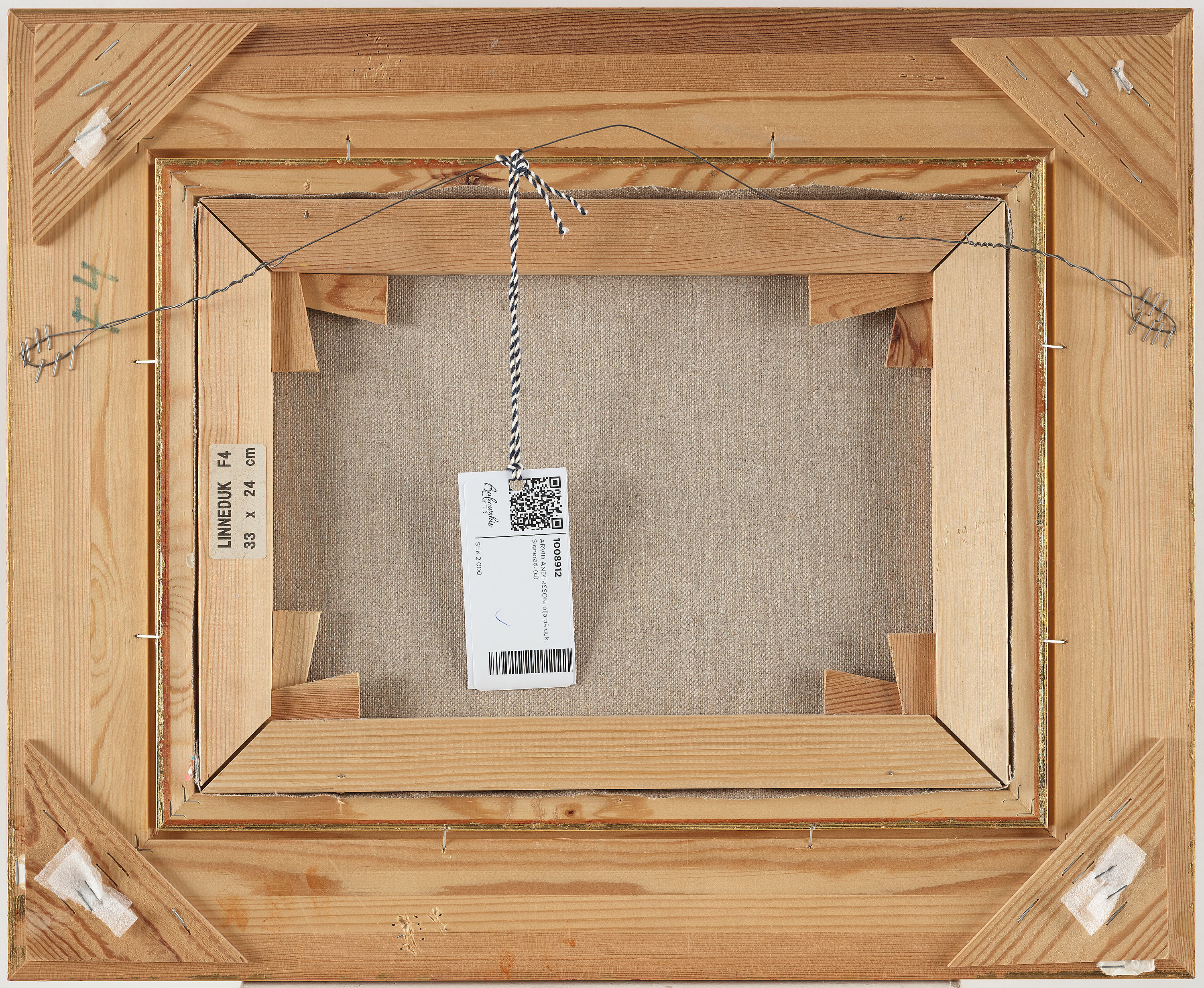 Arvid Andersson, an oil on canvas. Signed. - Bukowskis