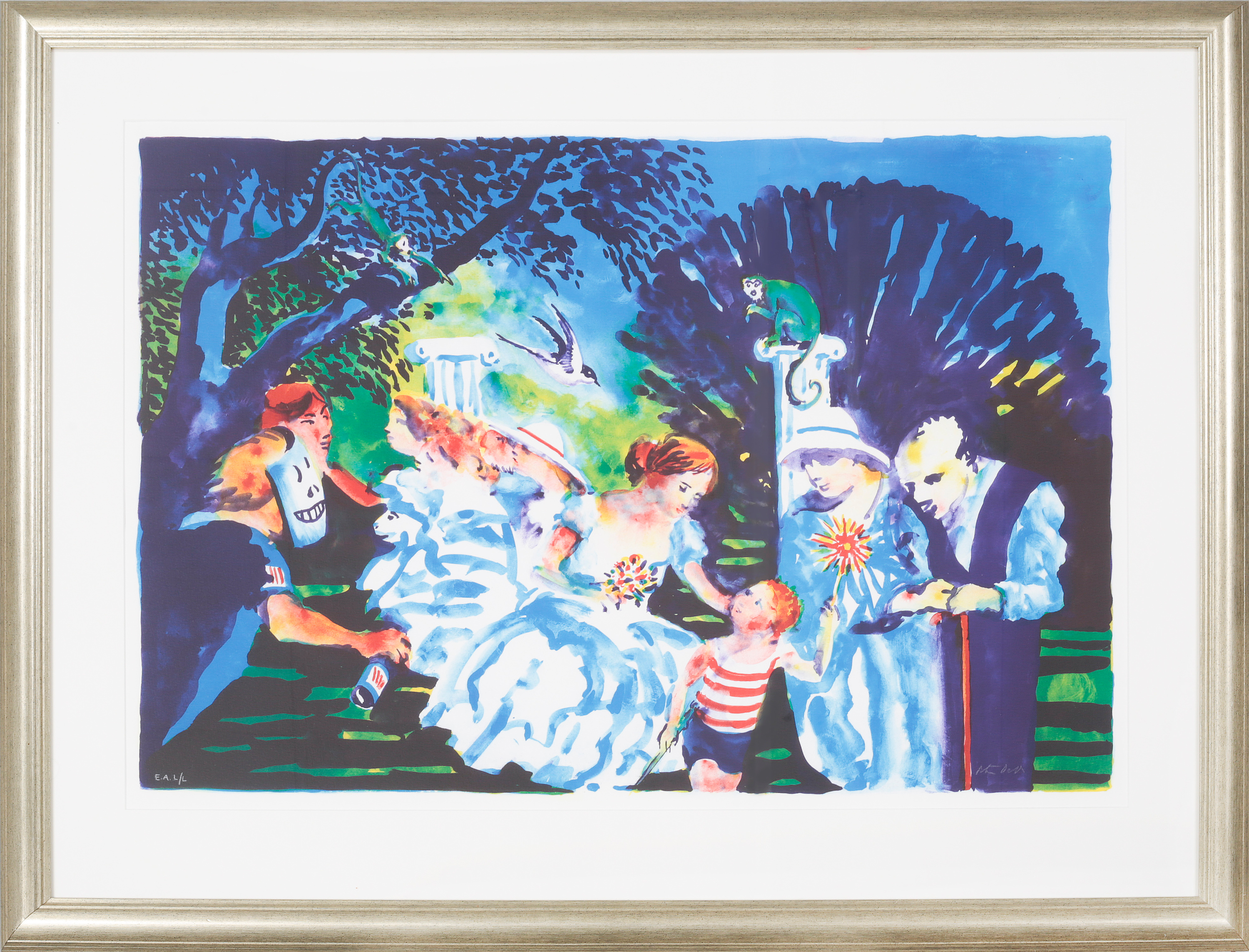 litograph in colours, signed and numbered E.A L/L. - Bukowskis