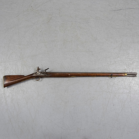 A British military late 18th century flintlock musket. - Bukowskis