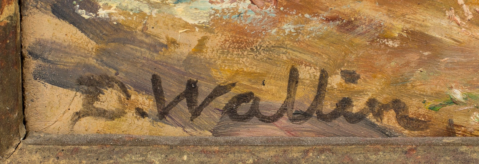 DAVID WALLIN, oil on panel, signed, - Bukowskis