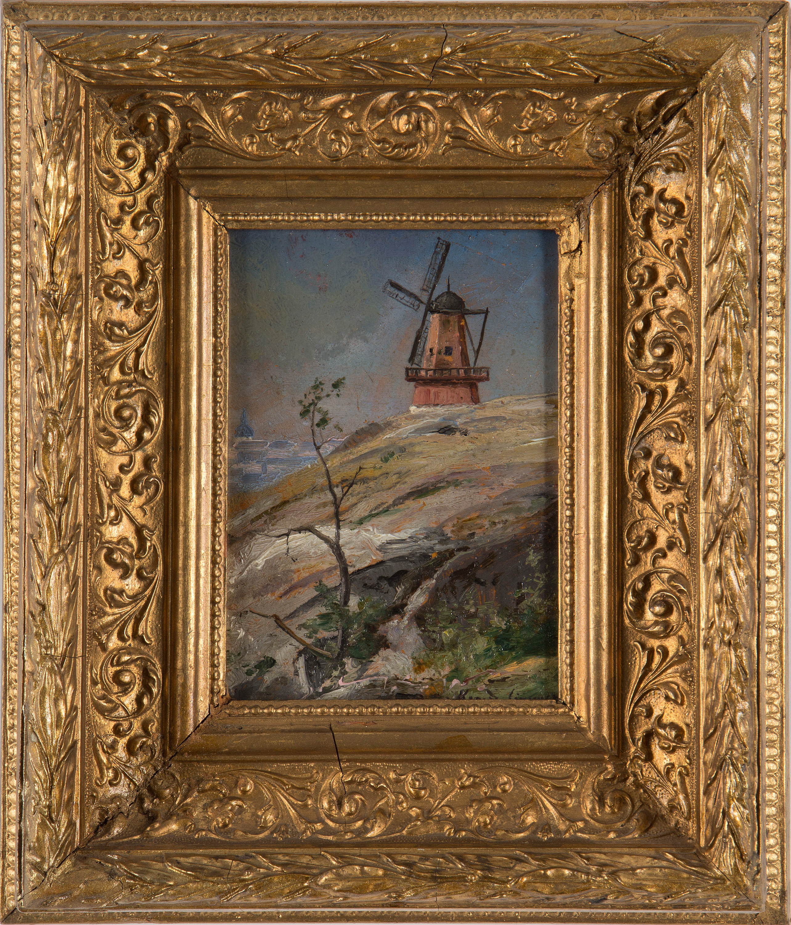 KONRAD SIMONSSON, Olja på pannå, signerad. - Bukowskis