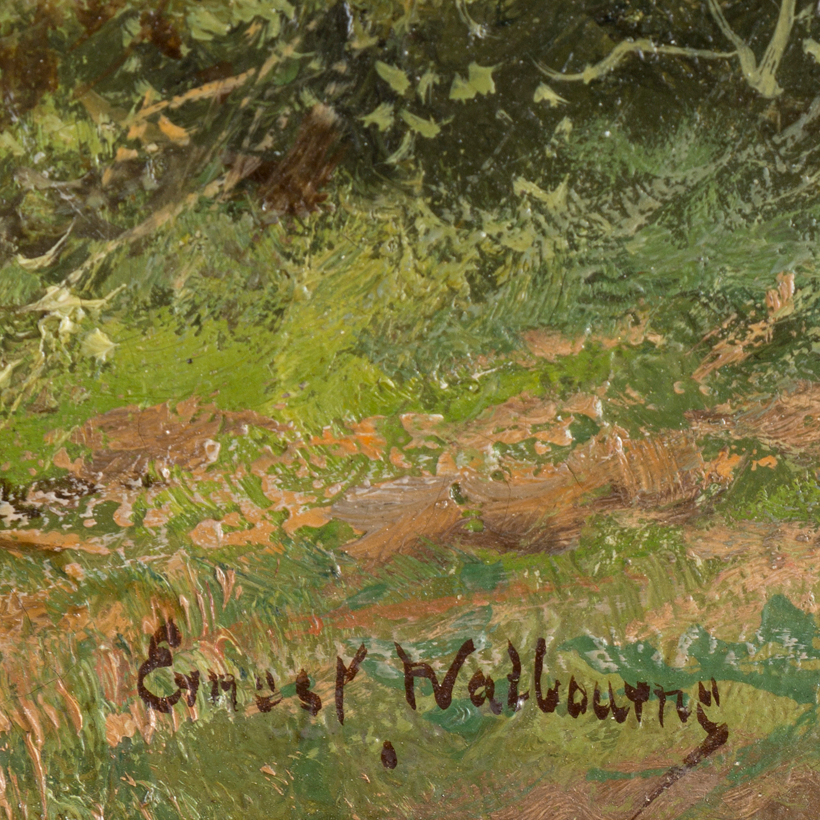 ERNEST WALBOURN, oil on canvas, signed. - Bukowskis