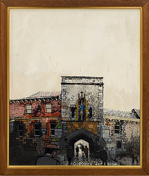 PHILIP LE BAS, oil on panel signed. - Bukowskis