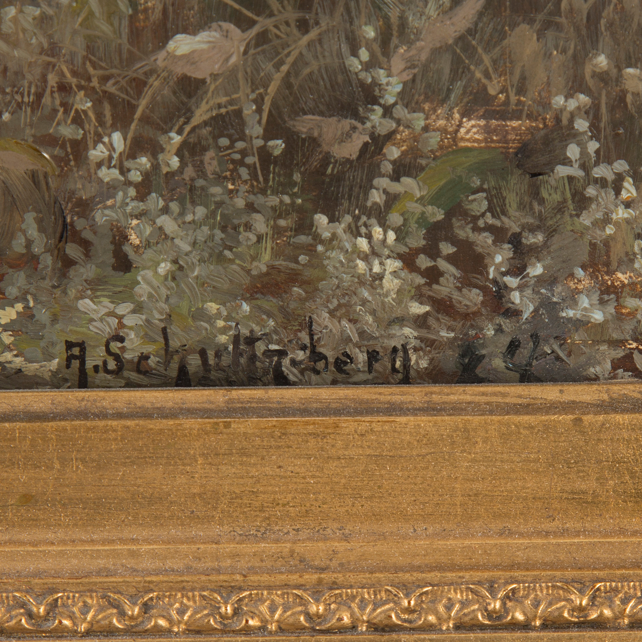 ANSHELM SCHULTZBERG, oil on panel, signed and dated -88. - Bukowskis