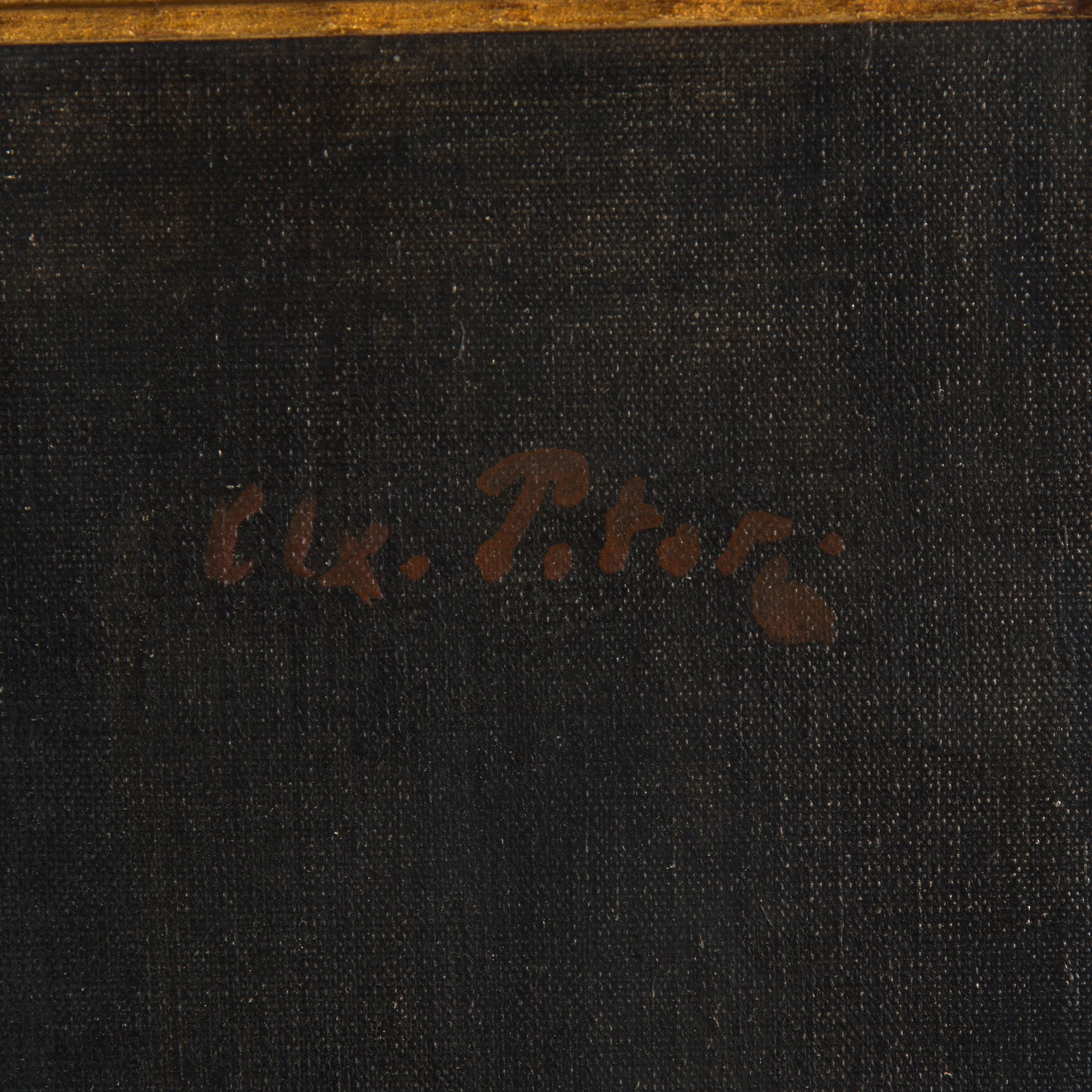 AXEL PETER, oil on canvas, signed. - Bukowskis