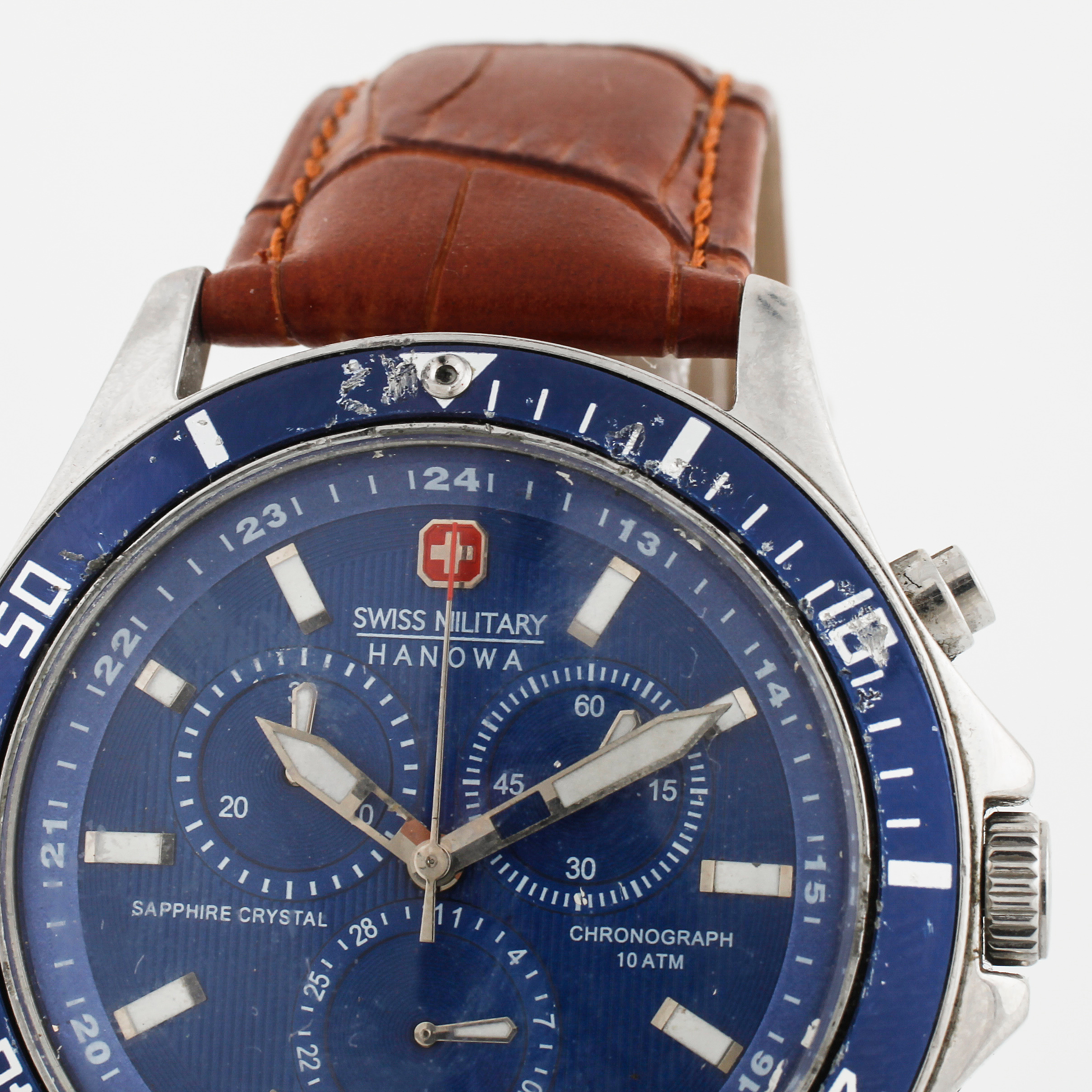 SWISS MILITARY, Hanowa, wristwatch, chronograph, 42 mm. - Bukowskis