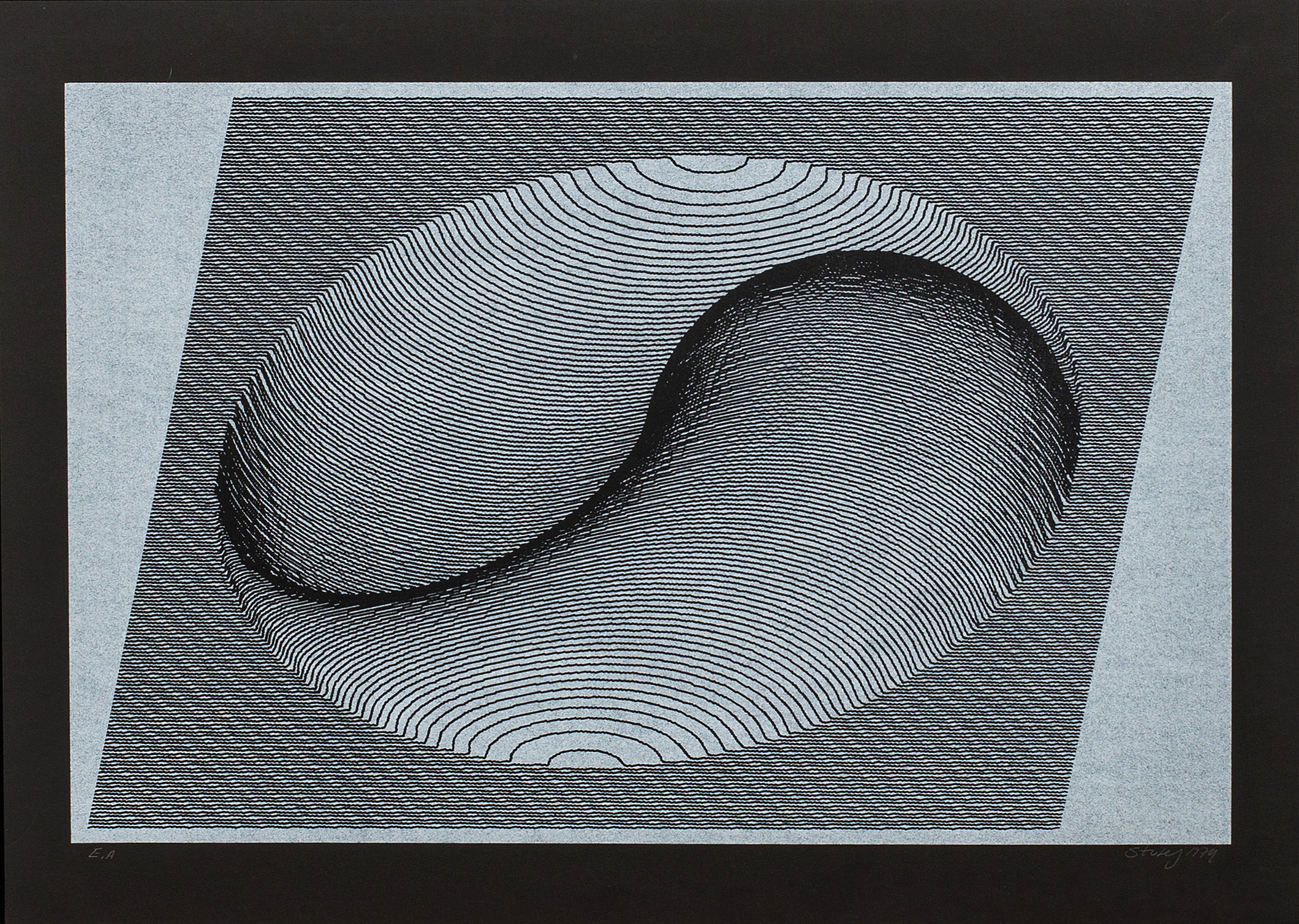 STURE JOHANNESSON, litografi signerad daterad och numrerad 1974 EA ...