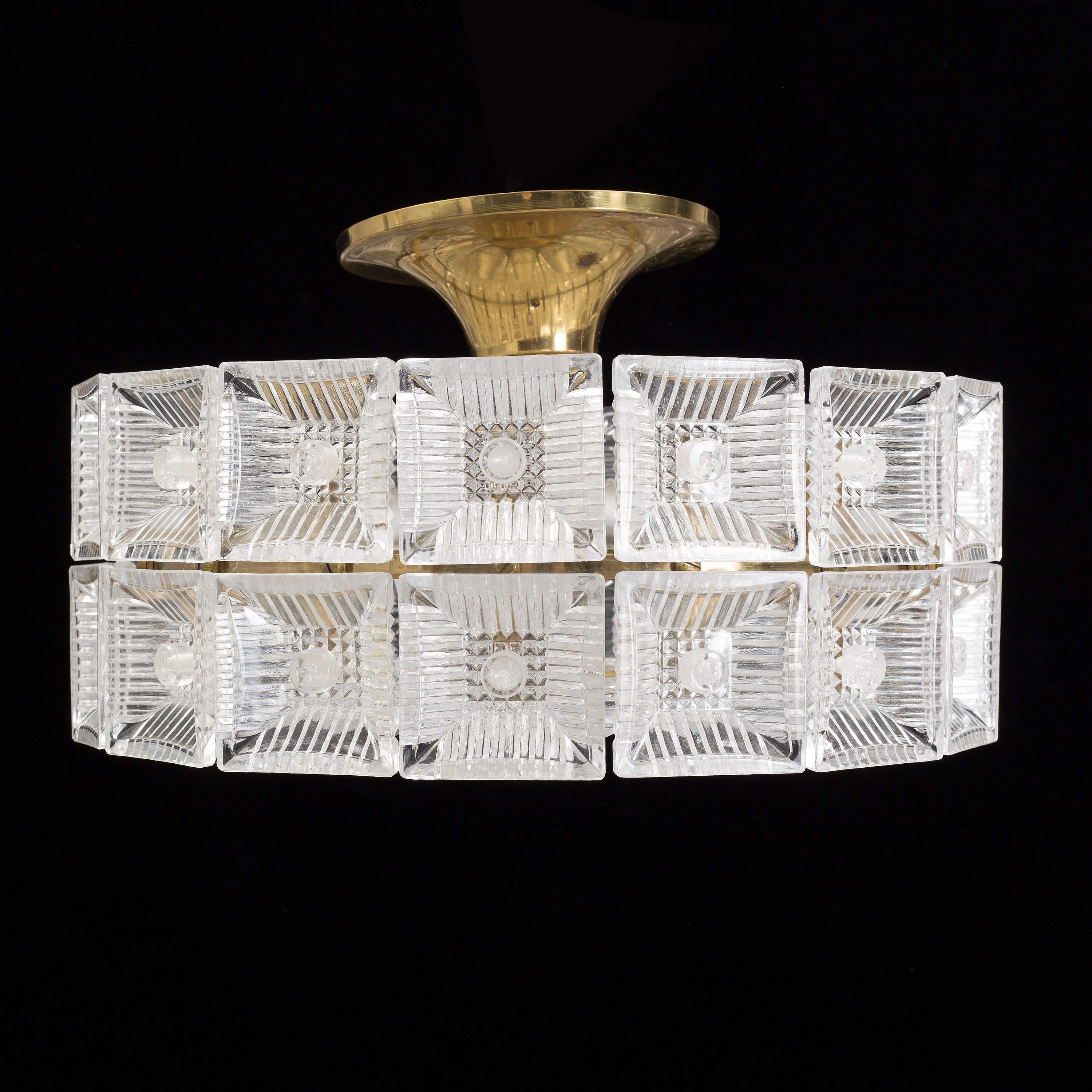 a ceiling light by Carl Fagerlund for Orrefors, second half of the 20th ...