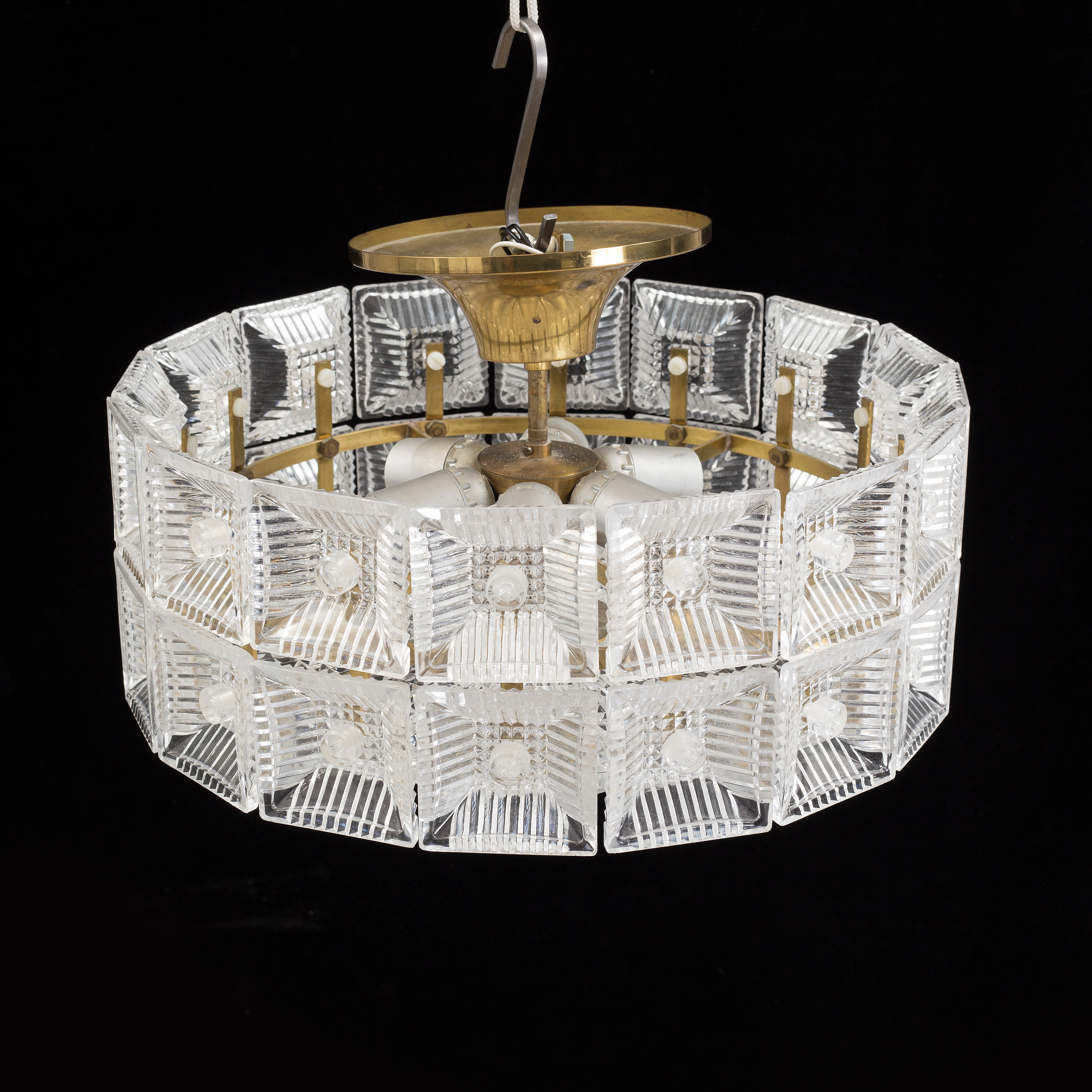 a ceiling light by Carl Fagerlund for Orrefors, second half of the 20th ...