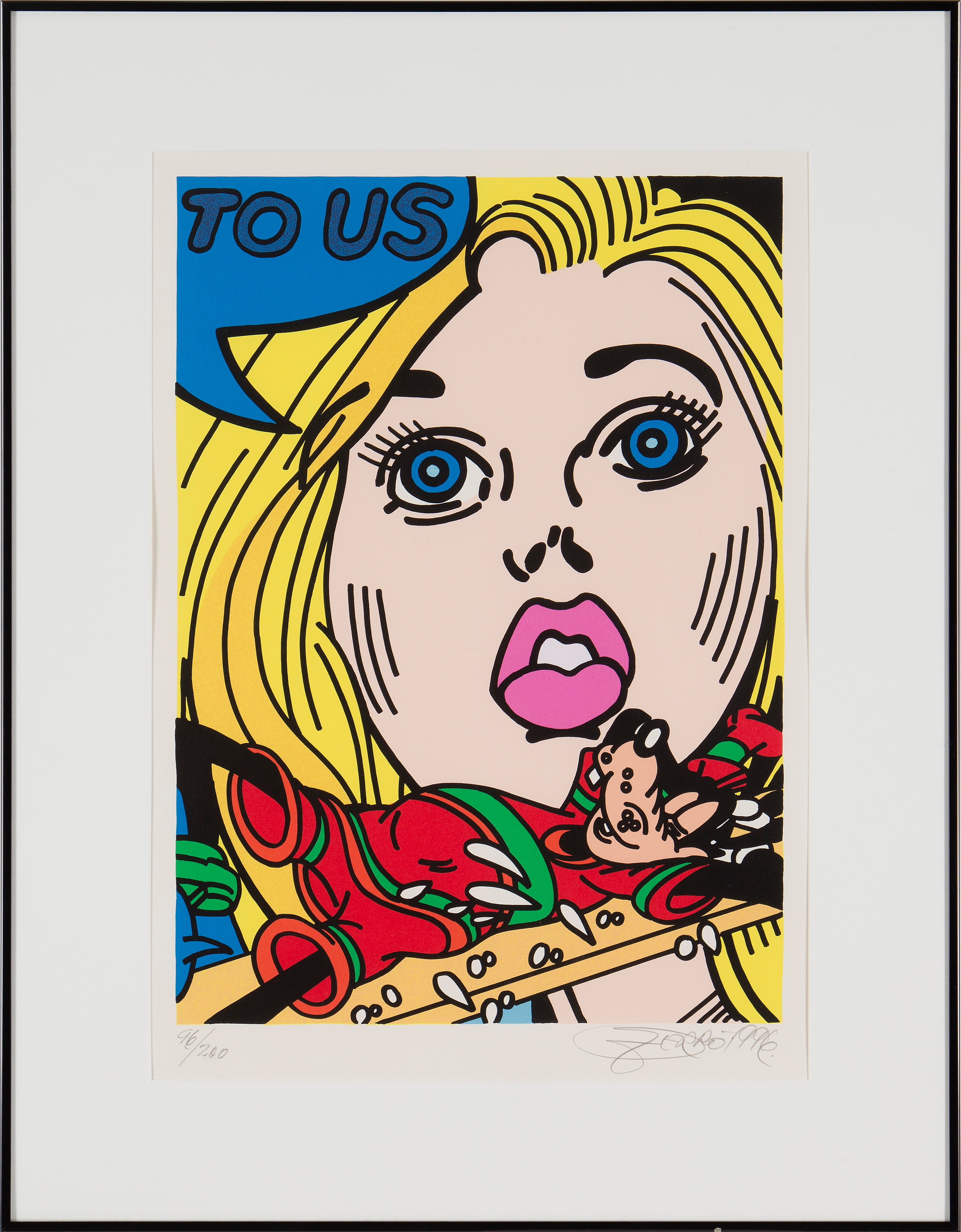 GUDMUNDUR ERRÓ, a colour serigraph, signed and numbered 96/200. - Bukowskis