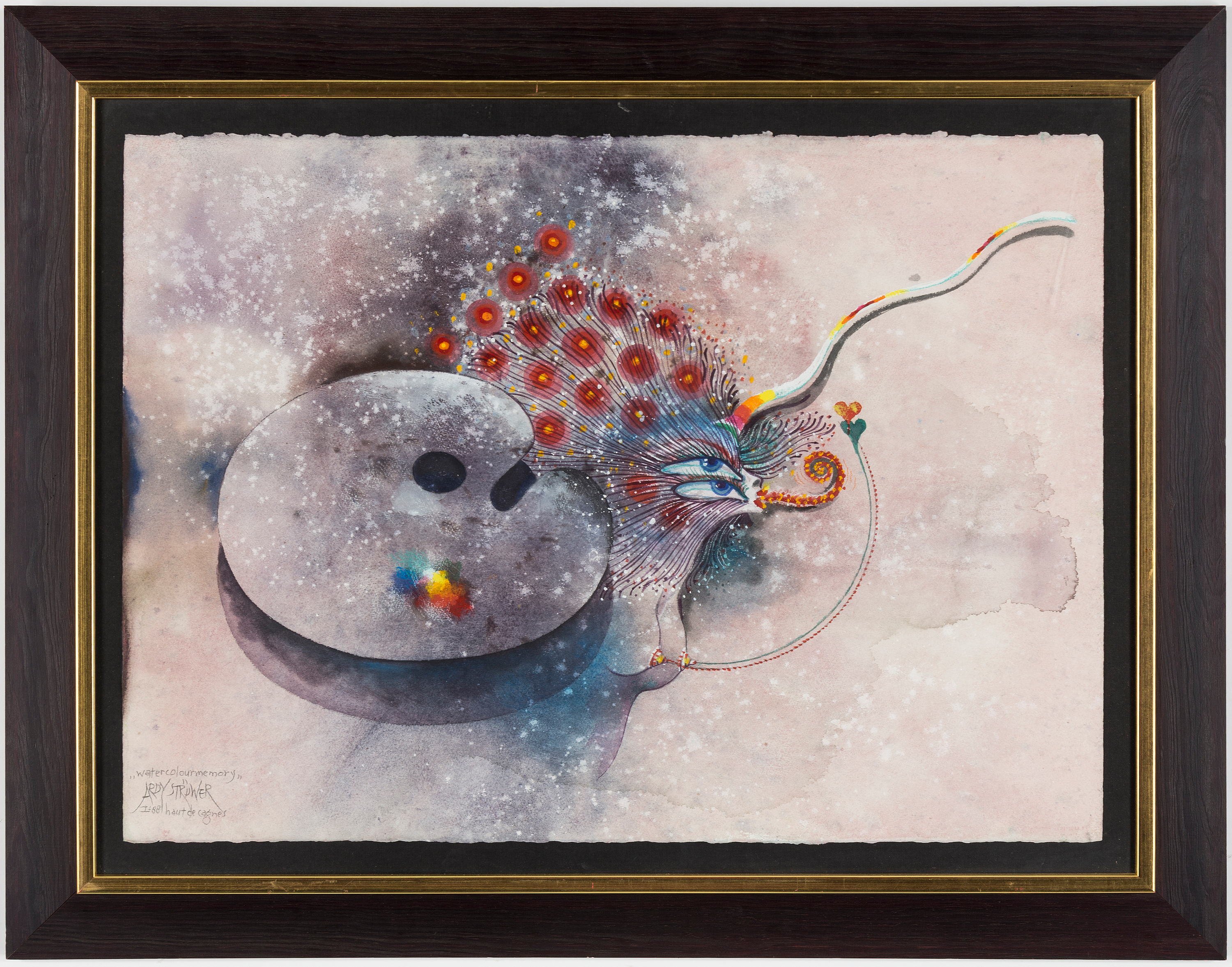 ARDY STRÜWER, watercolour, signed. - Bukowskis