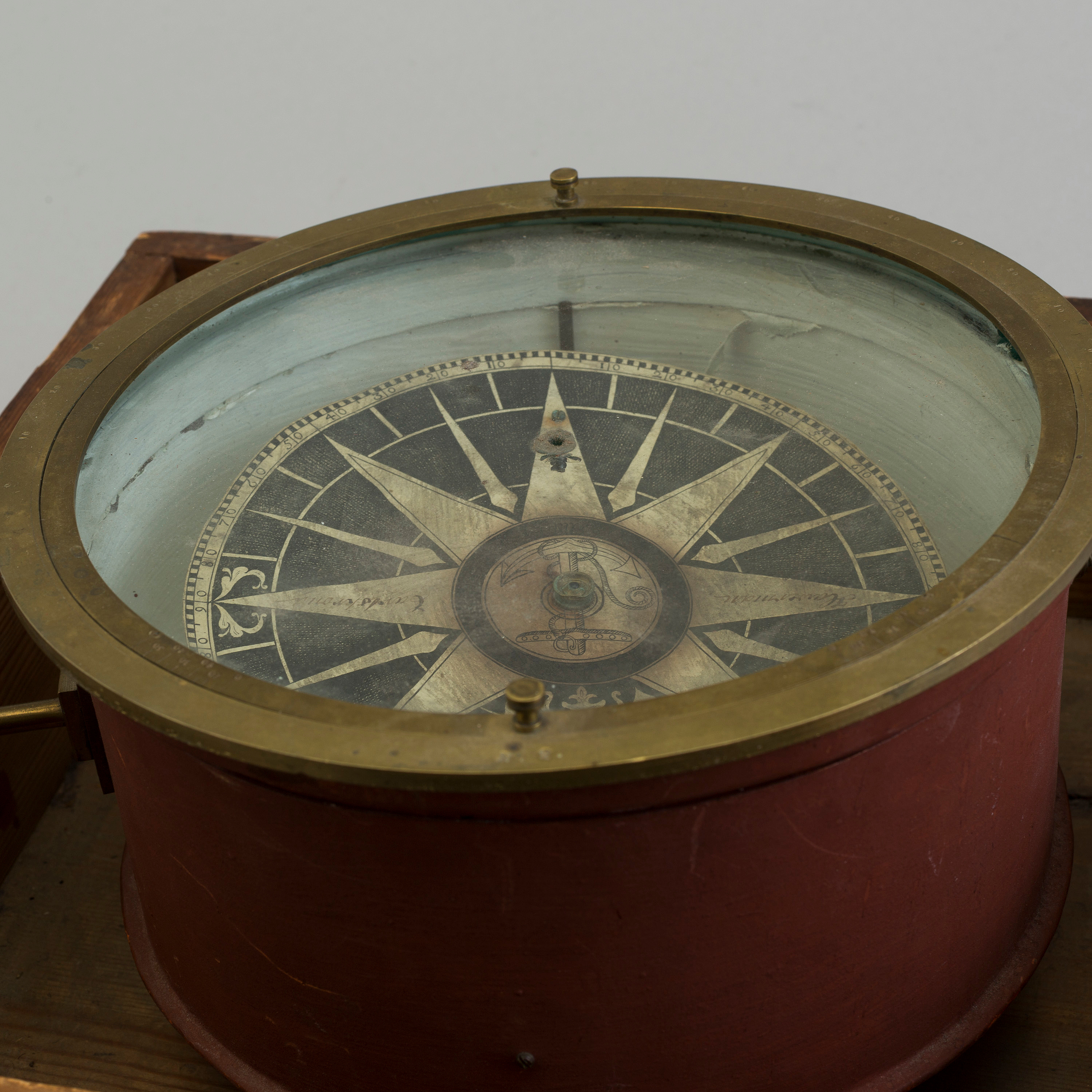 A second half of the 19th century ship compass Haverman Carlscrona ...