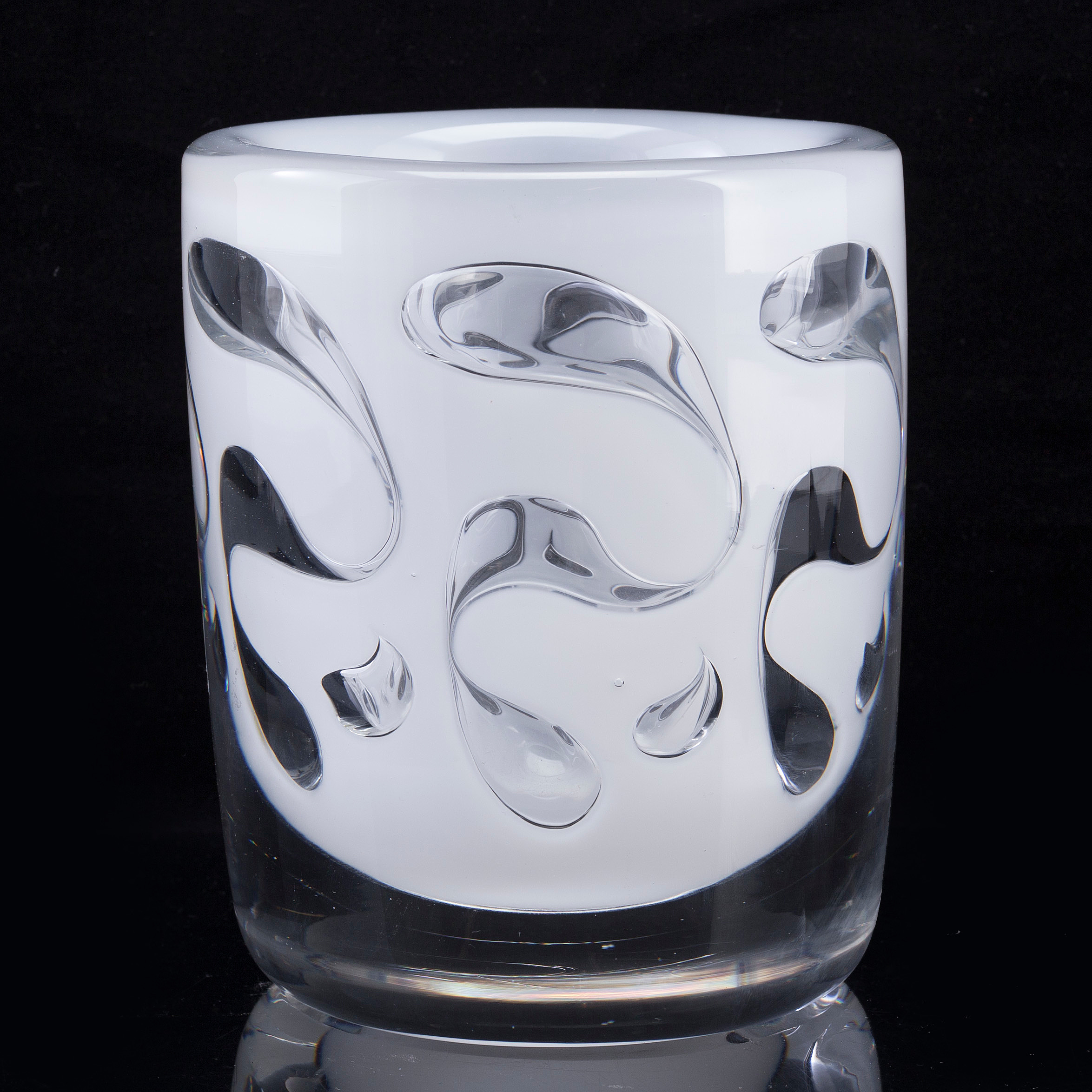 A Olle Alberius "Ariel" glass vas from Orrefors 1986. - Bukowskis