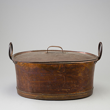A 19TH CENTURY COPPER STEWING POT. - Bukowskis