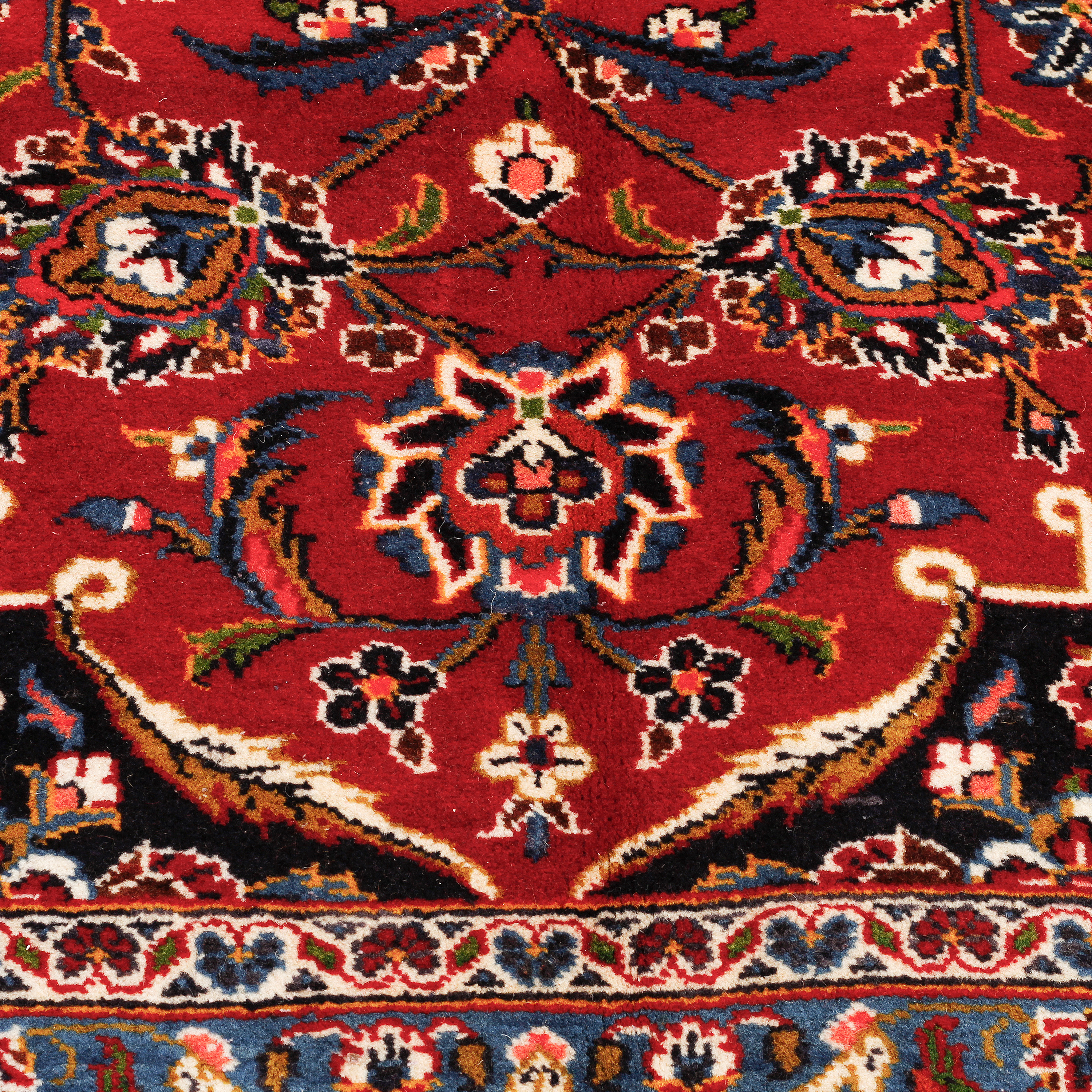A Keshan rug, 401 x 305 cm. - Bukowskis