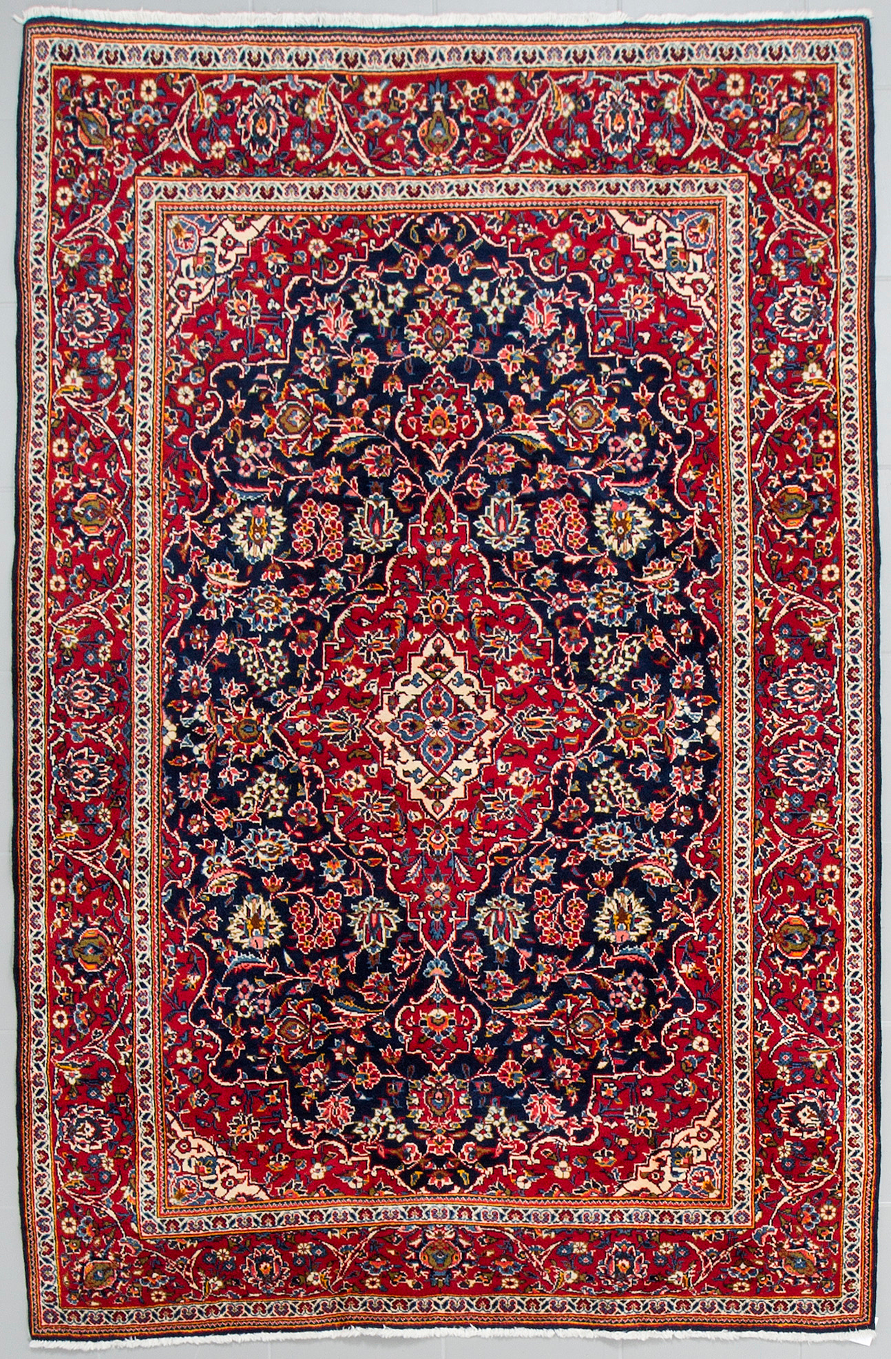 A Keshan Rug 215 X 145 Cm Bukowskis