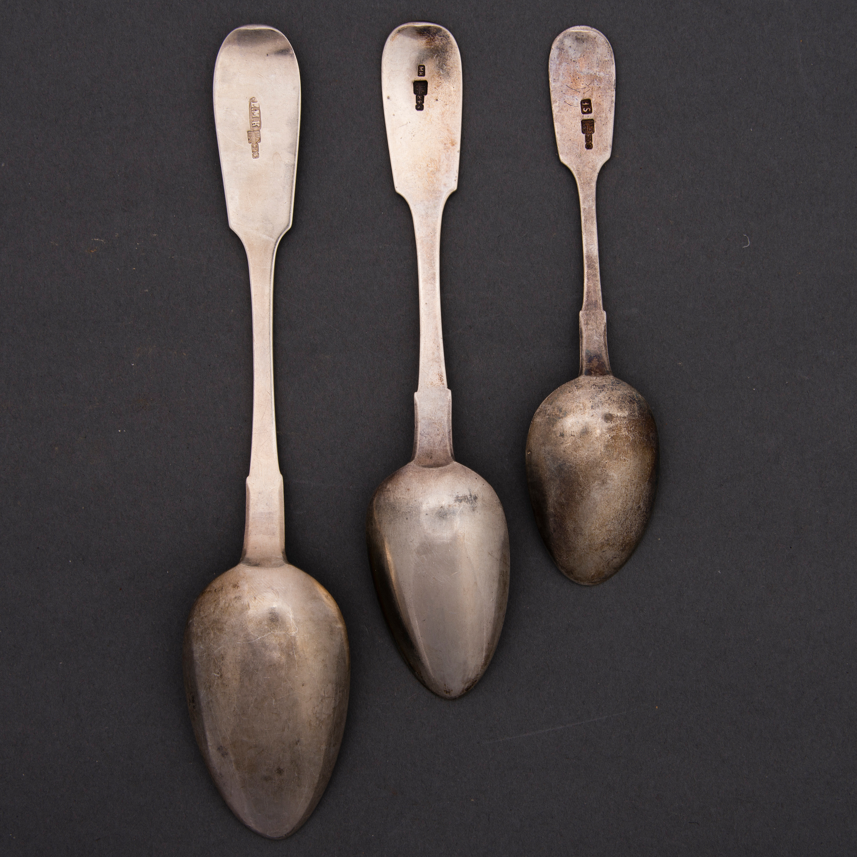 A set of 11 Russian silver spoons, 1874-1881. - Bukowskis